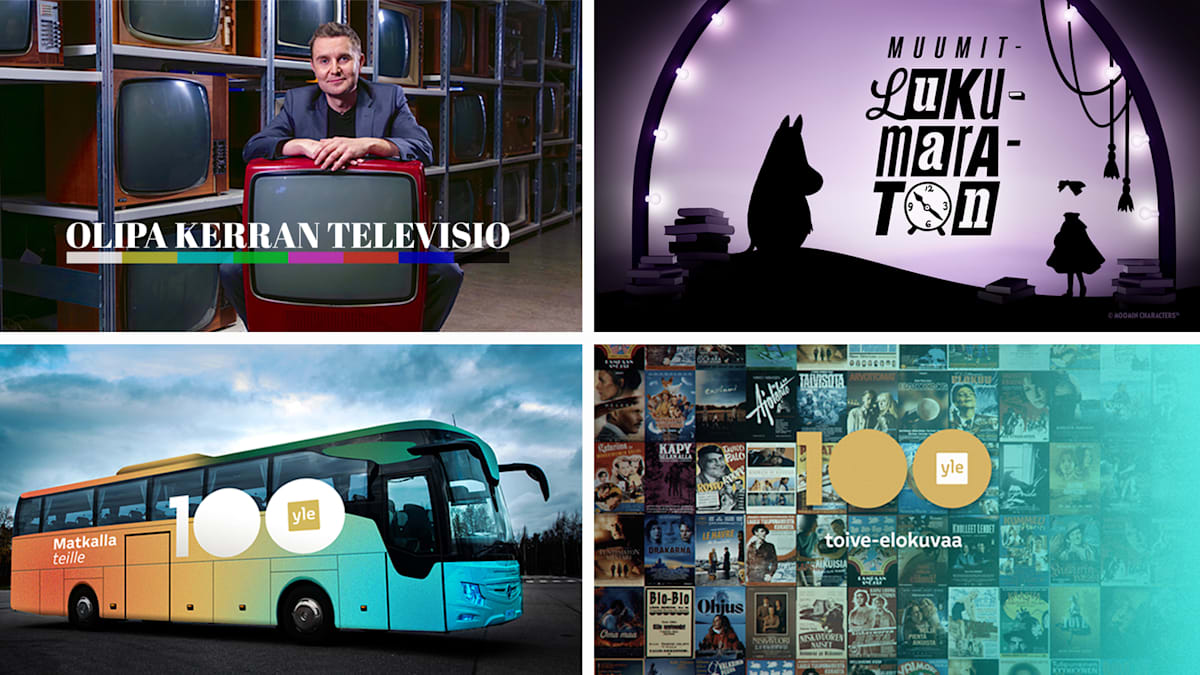Yle firar sina hundra år på många olika sätt – bekanta dig med ...