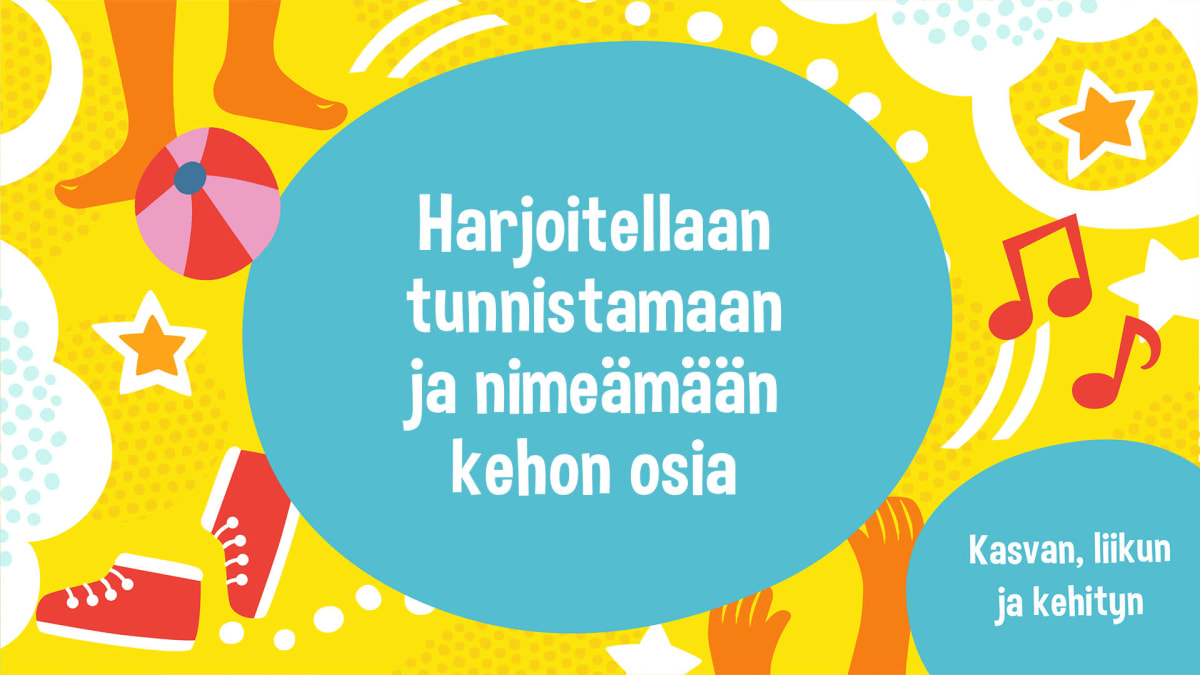 Harjoitellaan tunnistamaan ja nimeämään kehon osia ...