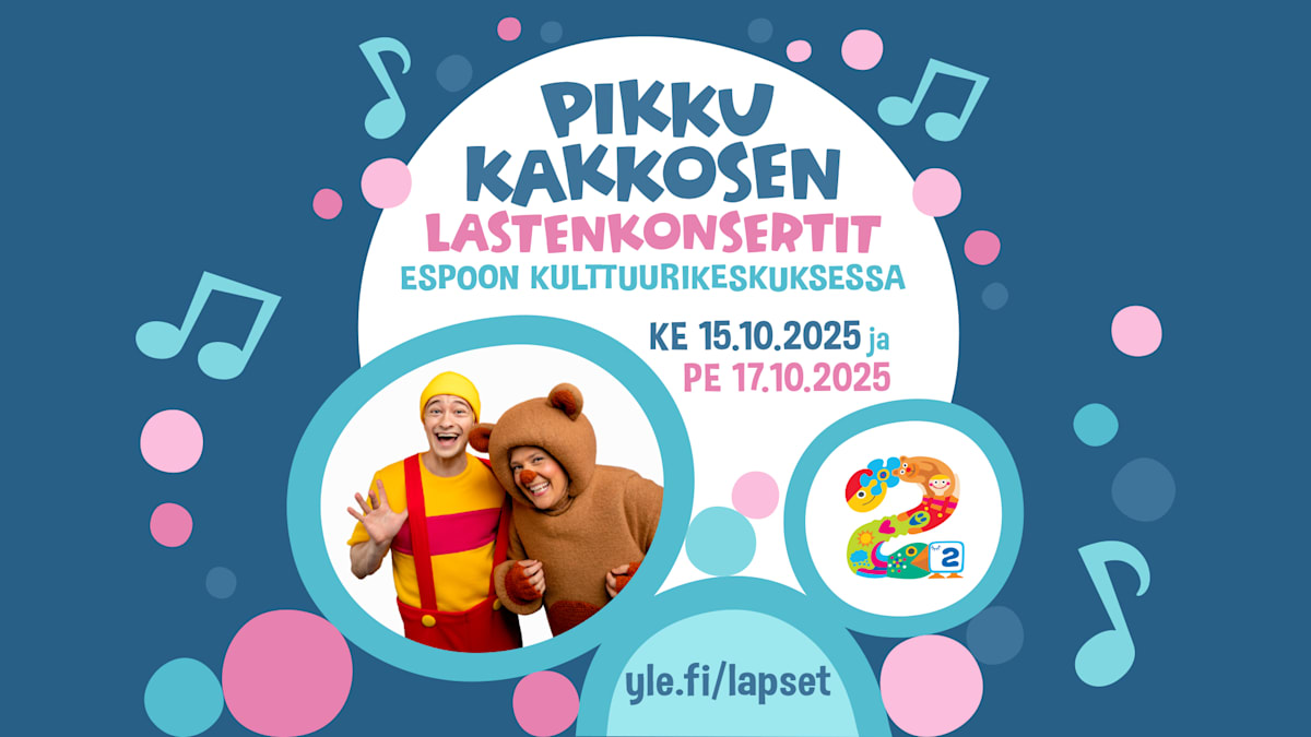 Pikku Kakkosen lastenkonsertit syksyllä Espoon kulttuurikeskuksessa ...
