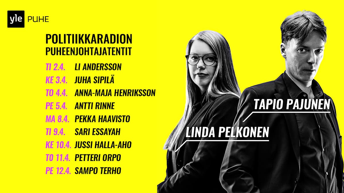 Yle Puheen Politiikkaradion vaalitentit - "pyrimme tenteissä sloganien ...
