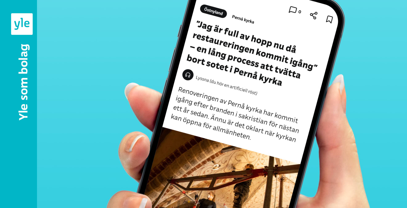 Nu kan du lyssna på Svenska Yles artiklar i Yle-appen – Yles pressmeddelanden – svenska.yle.fi