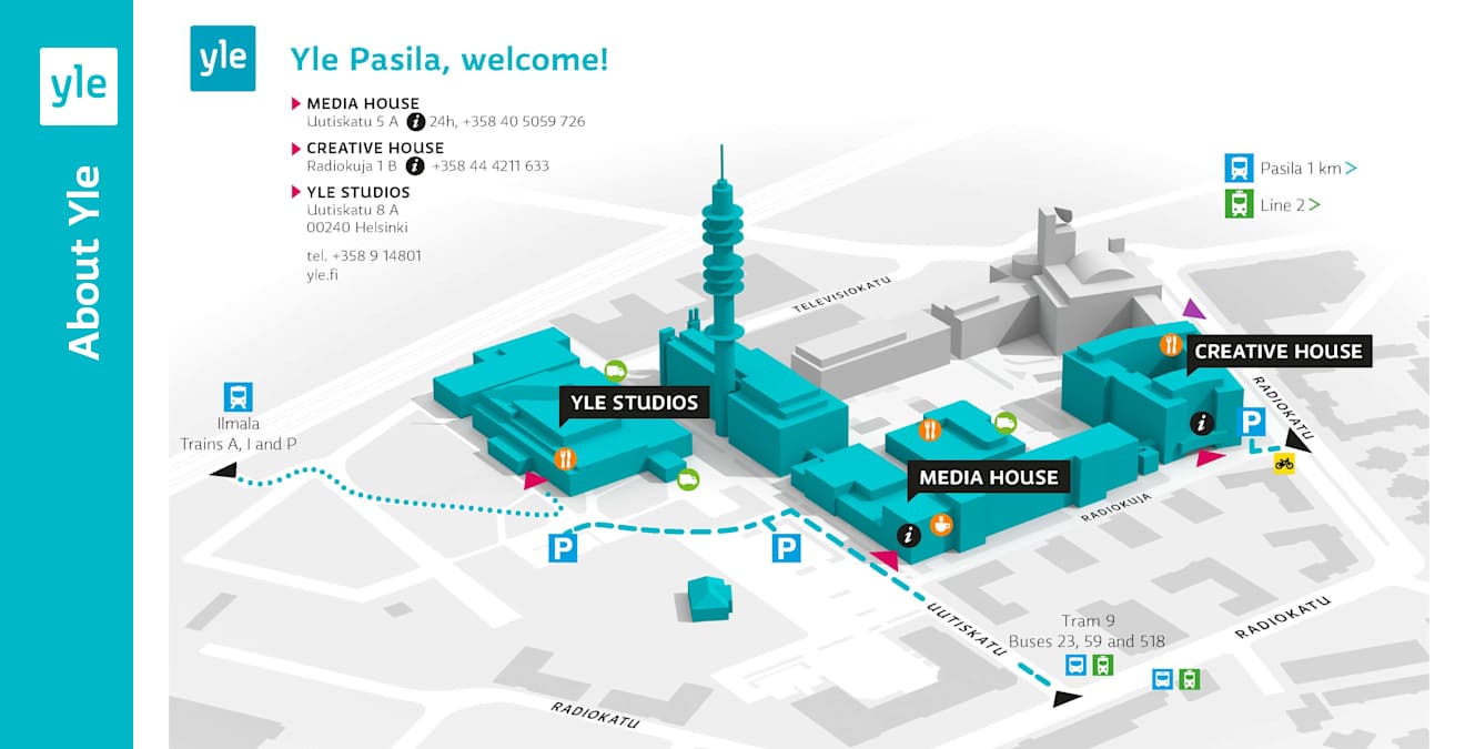 Yle's basic and contact information – About Yle – yle.fi