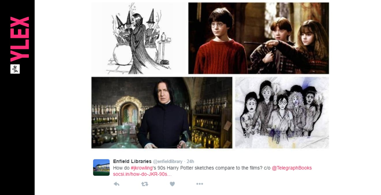 J.K. Rowlingin varhaiset Harry Potter -piirustukset leviävät somessa ...