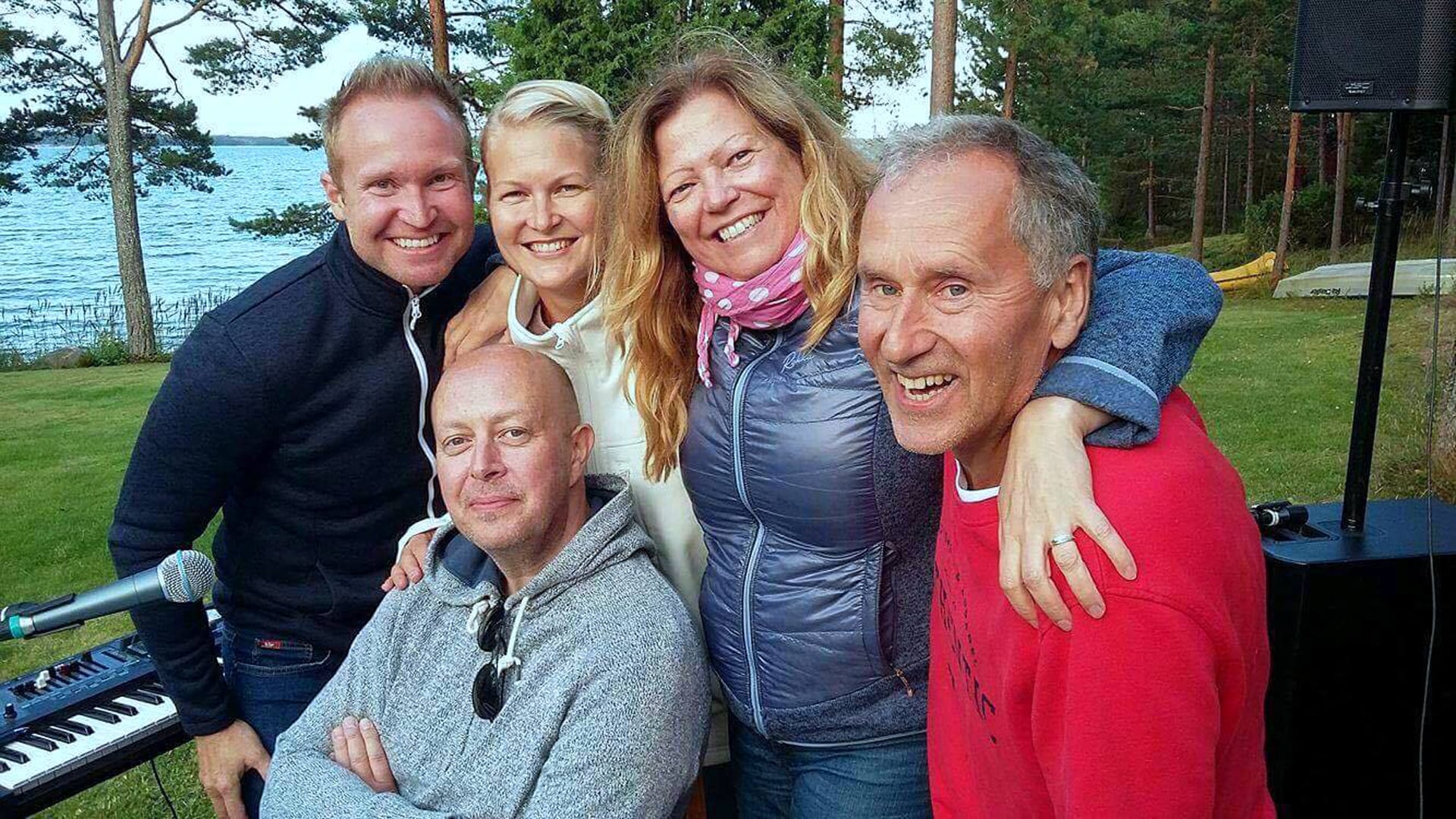Tomas och Maria Höglund, Teddy Granroth, Susann och Kenneth Sonntag ...