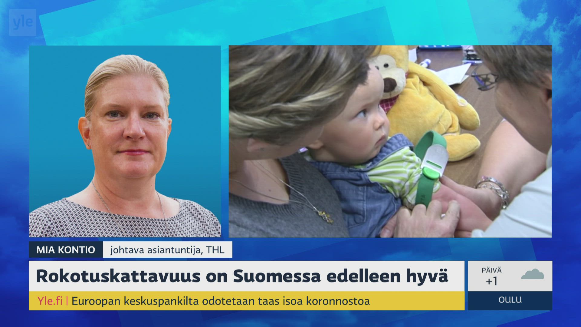 Korona-aika ei vaikuttanut pikkulasten rokotuskattavuuteen | Yles morgon | Yle Arenan