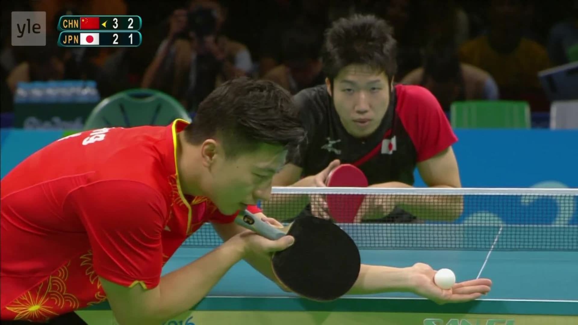 Rion olympialaiset: Pöytätennistaituruutta: Ma Long ja Jun Mizutani ...