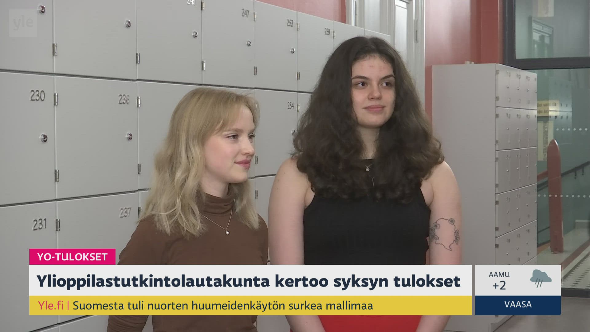 Ressun lukiossa jännitettiin ylioppilaskirjoitusten tuloksia | Ylen ...
