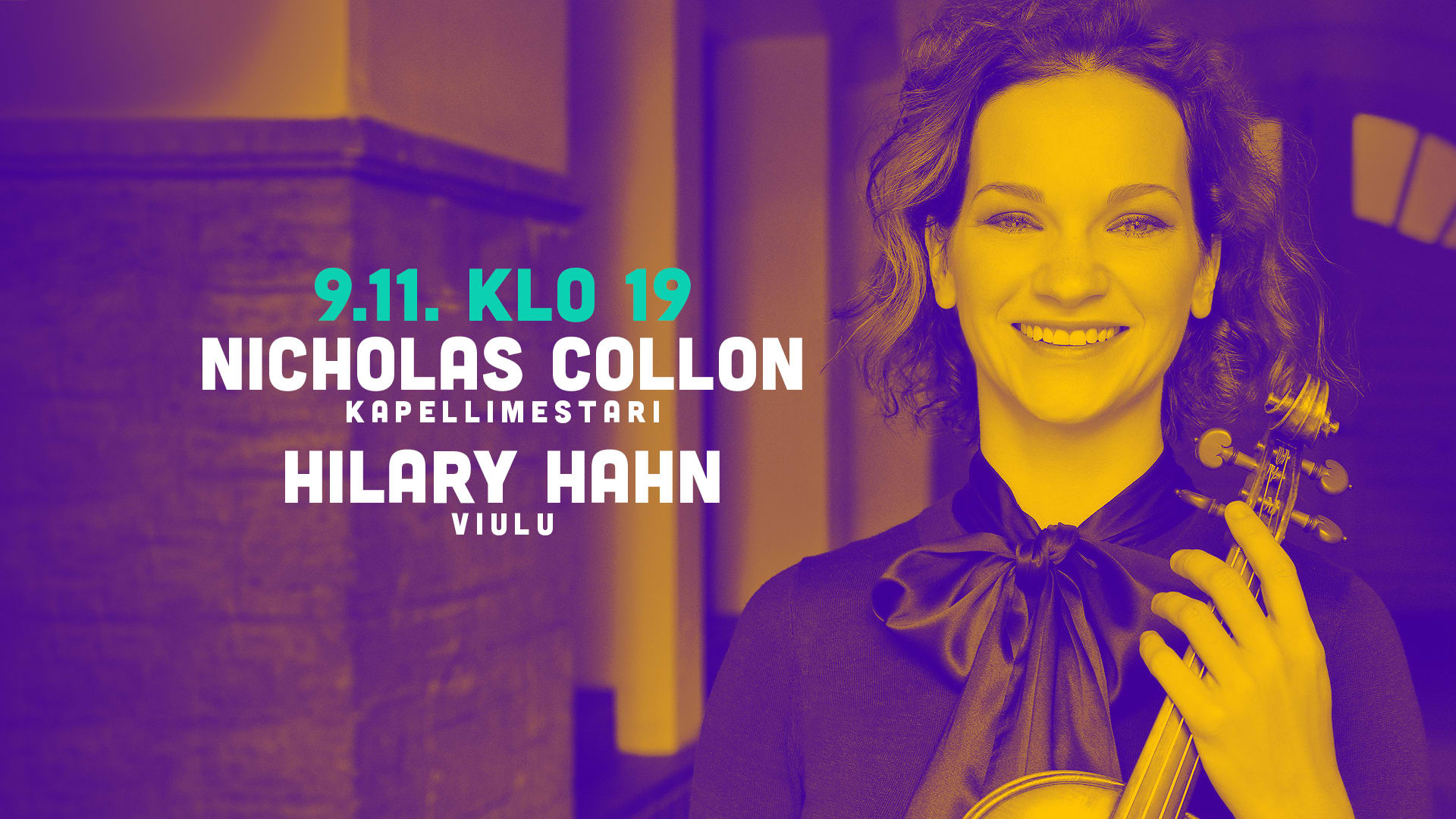 Nicholas Collon & Hilary Hahn | Radion sinfoniaorkesterin konsertti ...