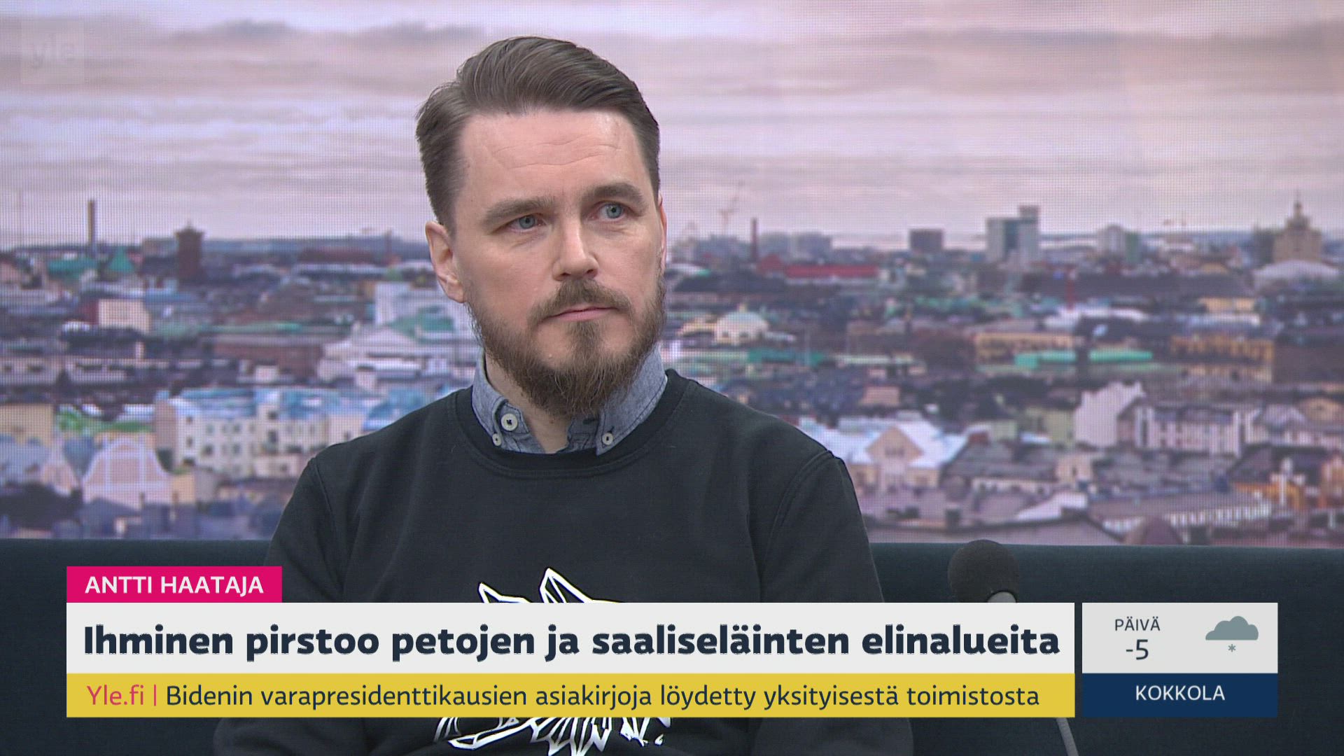 Antti Haataja taltioi suurpetojen elämää Suomessa | Ylen aamu | Yle Areena