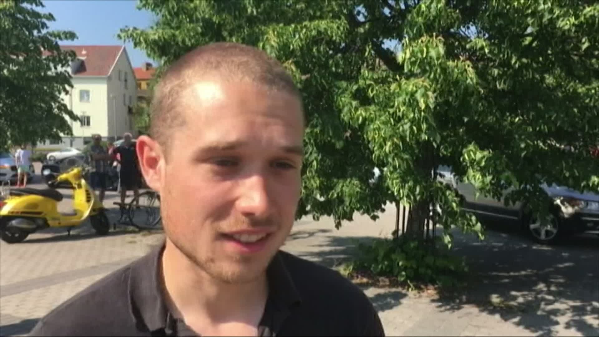 Pontus Johansson var med om explosionen i Linköping i morse | Yle Areena