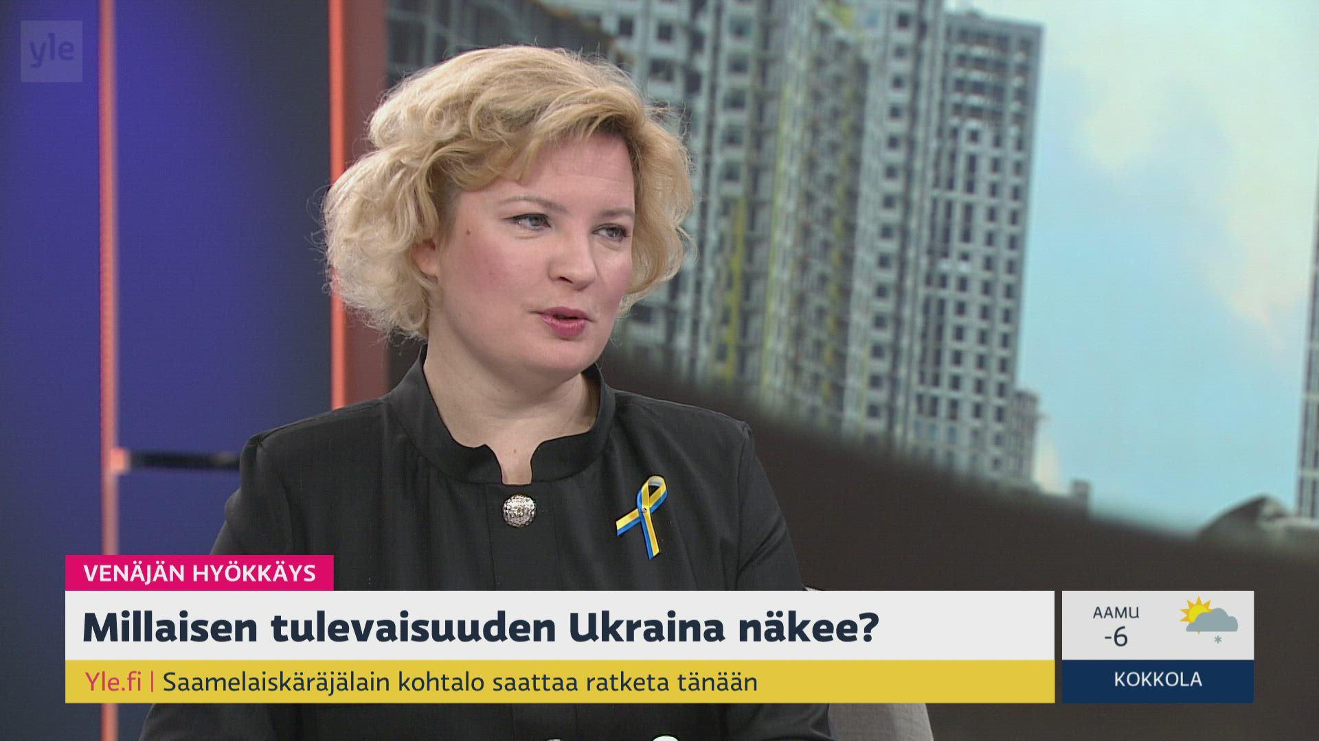 Ukrainan Suomen-suurlähettiläs Olga Dibrova | Ylen aamu | Yle Areena