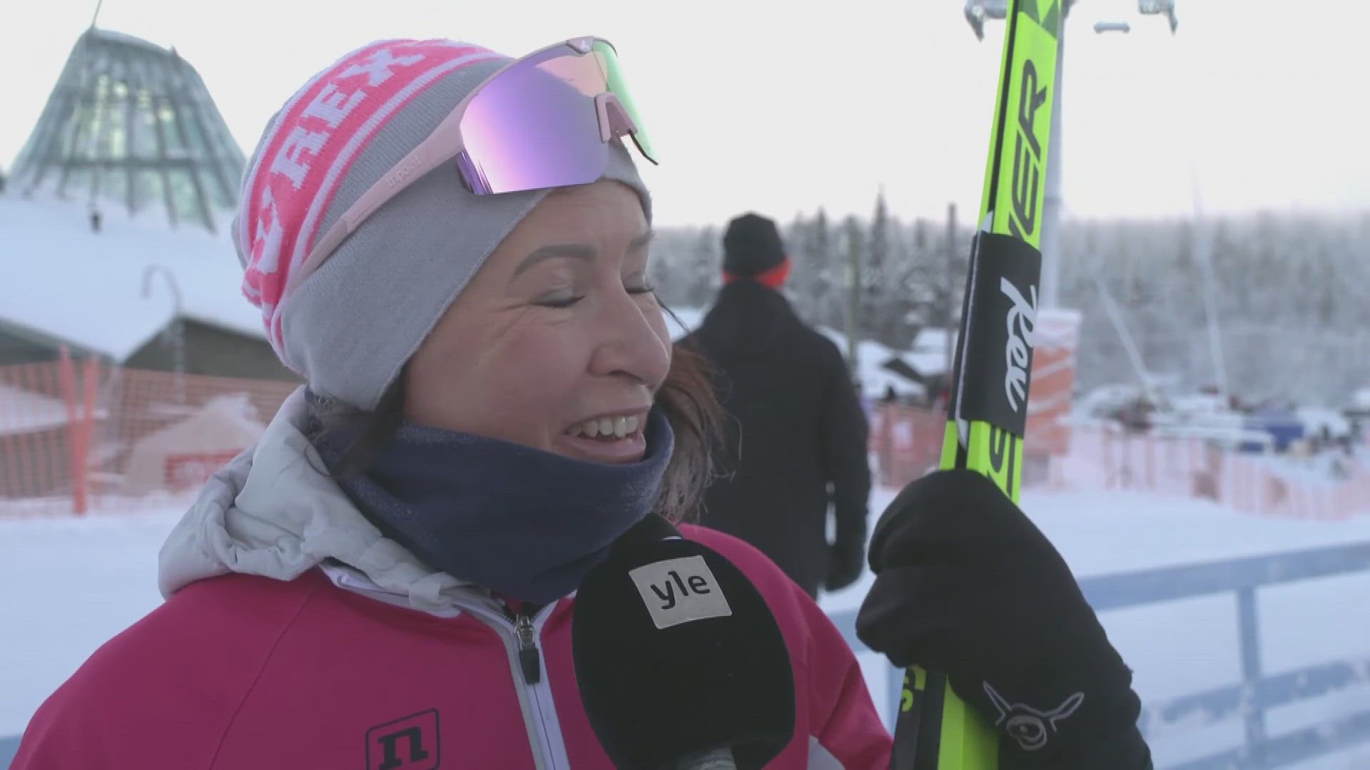 Riitta-Liisa Roponen tunnelmoi huippuvetoaan Oloksella | Urheilujuttuja ...