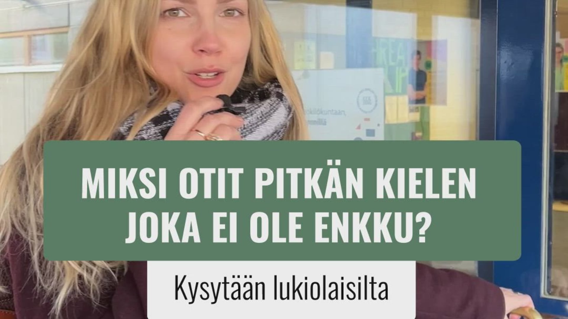 Jakso 488: Miksi otit pitkän kielen, joka ei ole enkku? | Abitreenit | Yle Areena