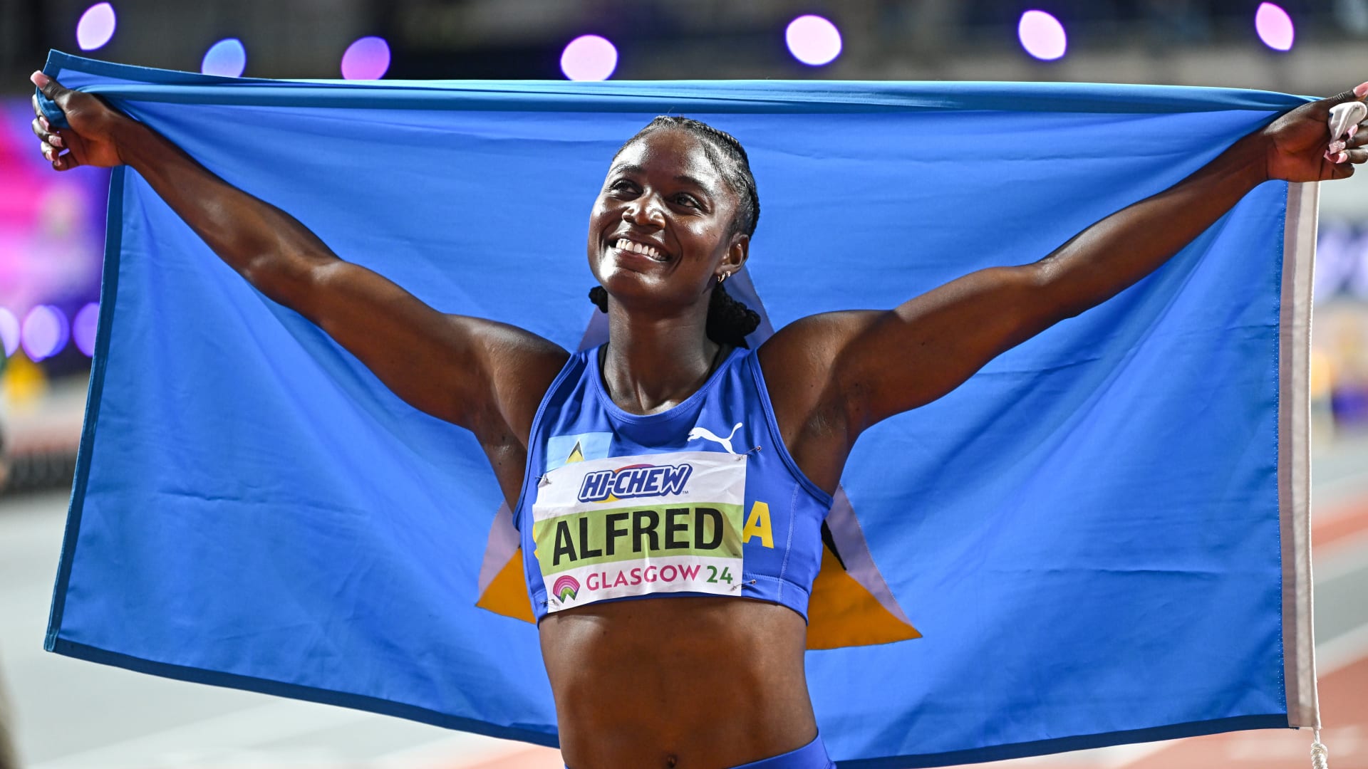 Julien Alfred 60 metrin voittoon | Inomhus-VM i friidrott | Yle Arenan