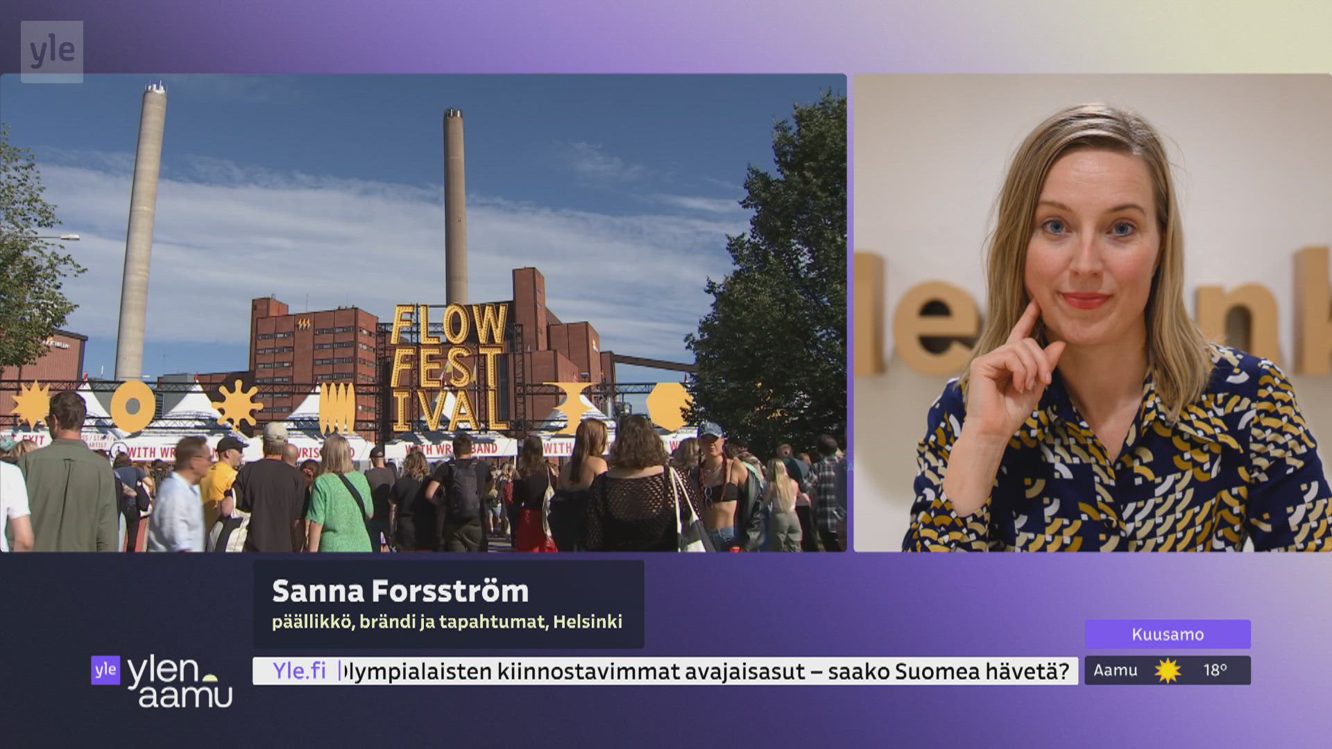 Suomen suurin konserttitapahtuma Helsingissä | Ylen aamu | Yle Areena