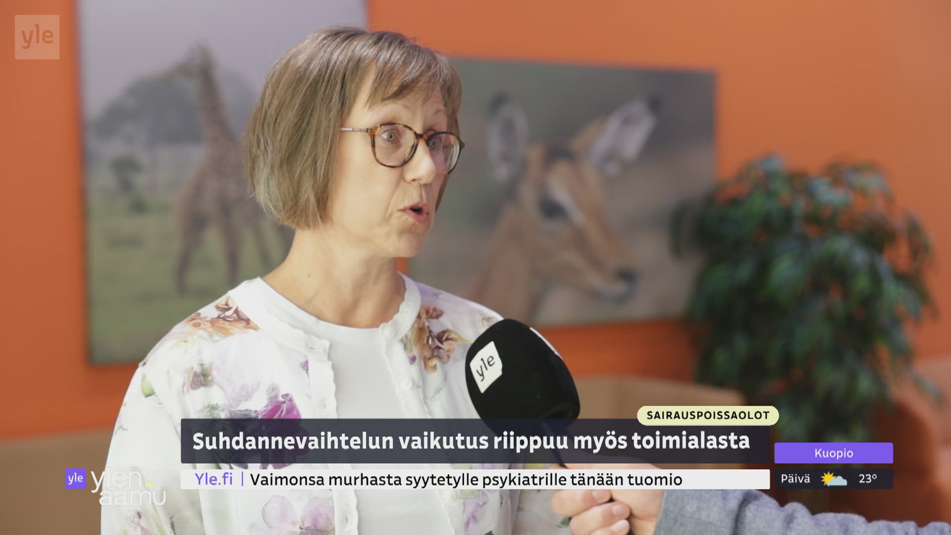 Suhdanteet vaikuttavat sairauspoissaoloihin | Yles morgon | Yle Arenan