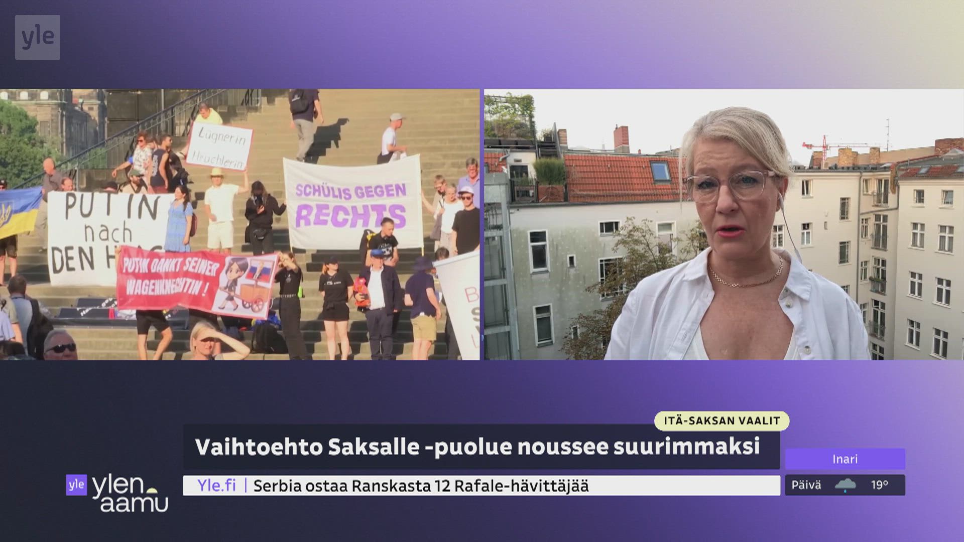 Merkittävät osavaltiovaalit Saksassa | Yles morgon | Yle Arenan