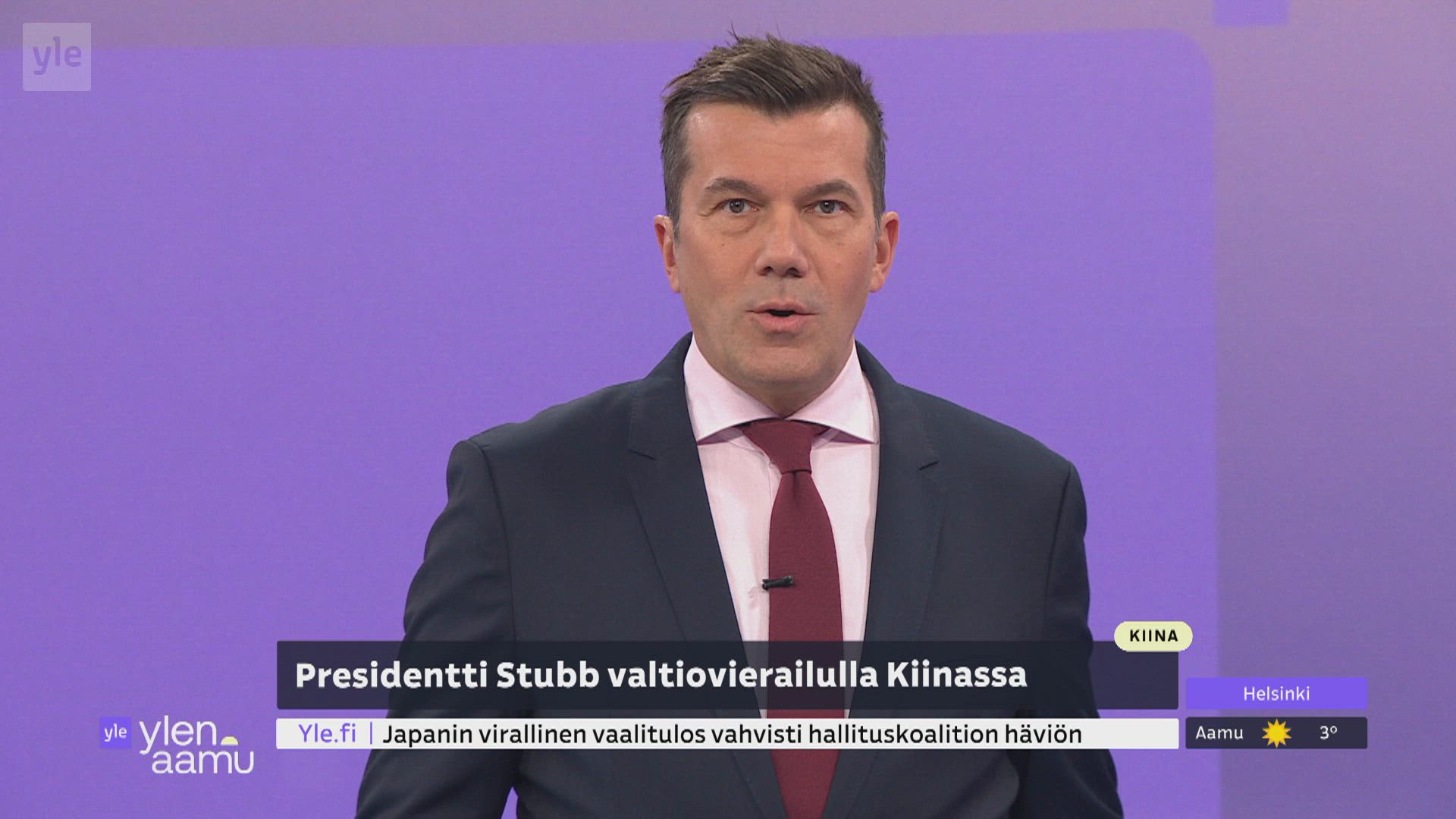 Presidentti Stubb vierailee Kiinassa | Ylen aamu | Yle Areena