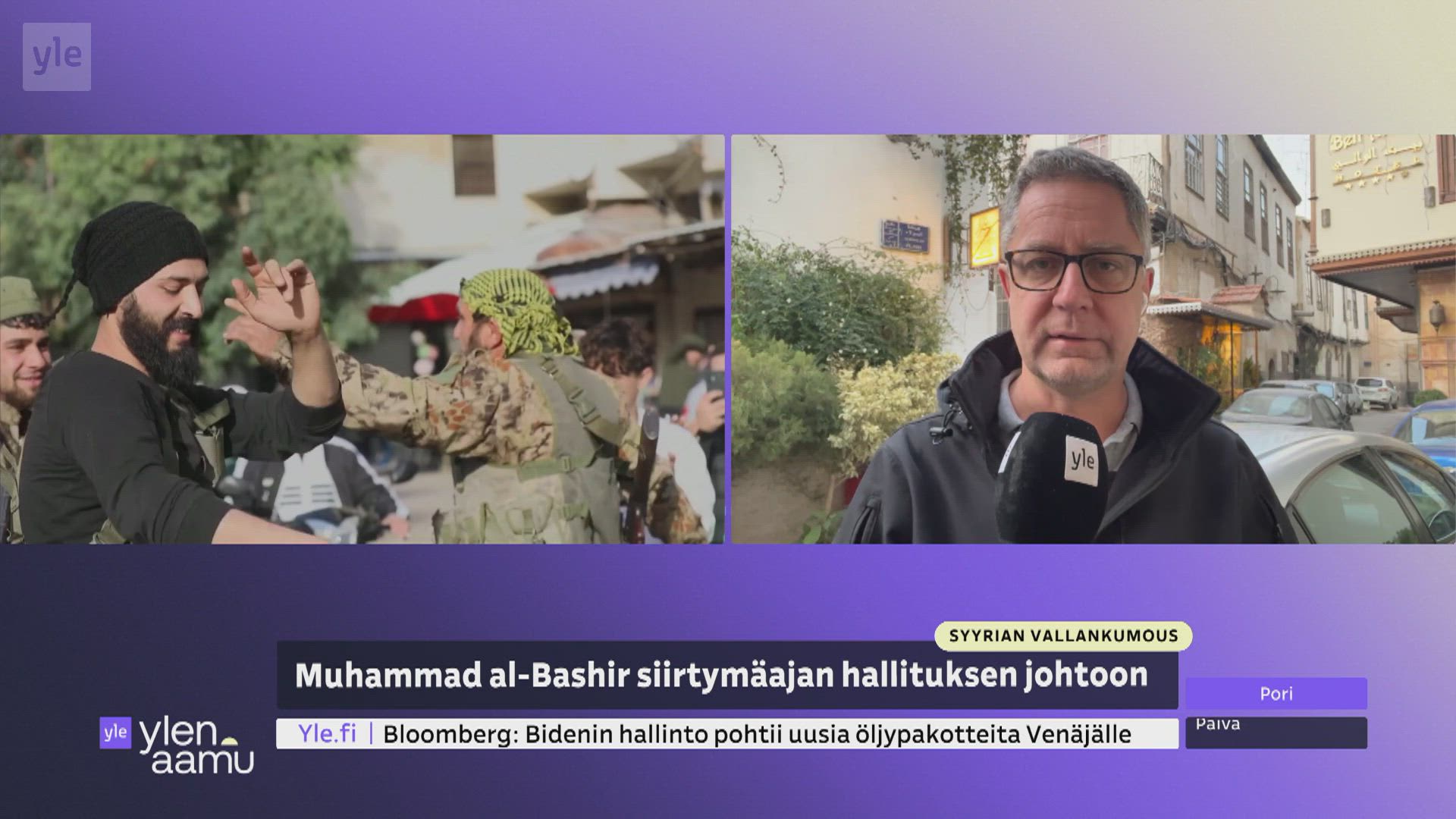 Ylen Antti Kuronen Damaskoksessa: "Tuli määräys, ettei enää saa ampua ilmaan juhlan merkeissä ...