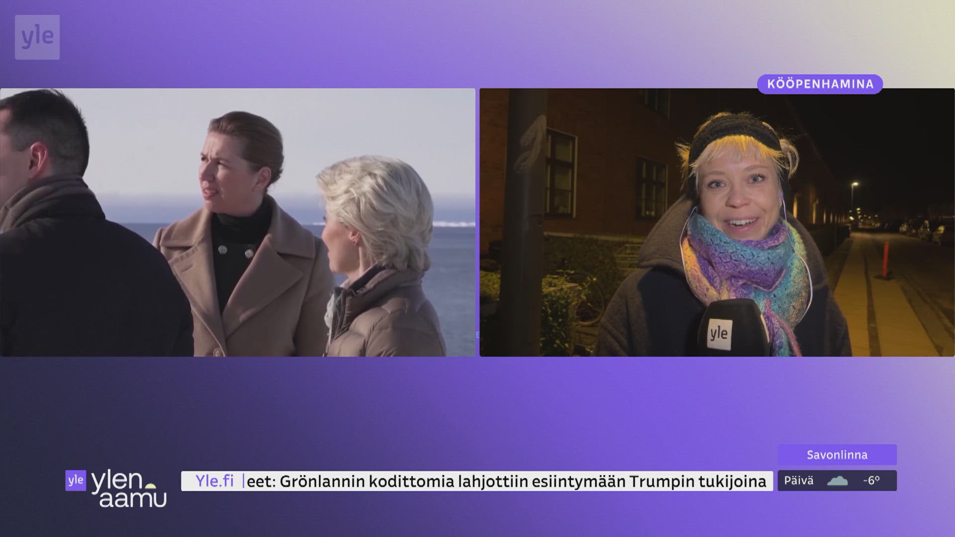 Grönlanti hätäkokouksen aiheena Tanskassa | Yles morgon | Yle Arenan