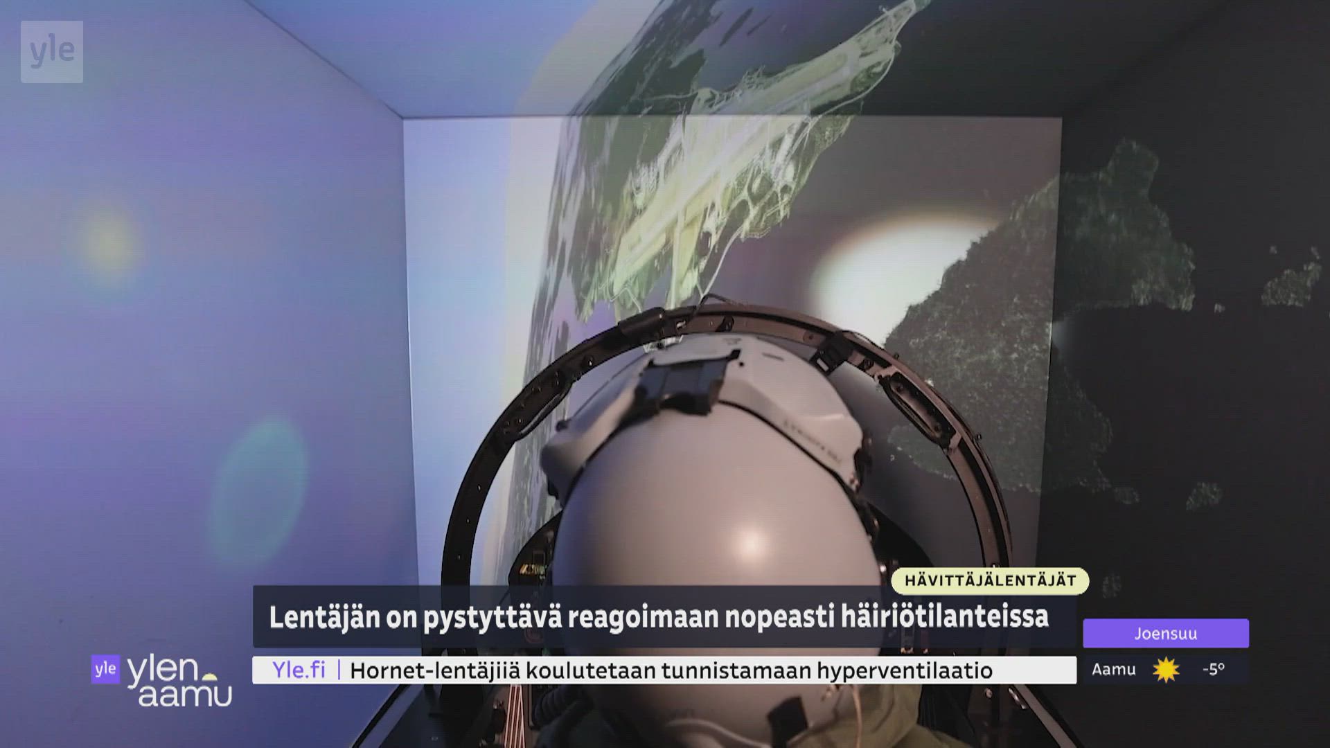 Hävittäjälentäjiä koulutetaan hengittämään oikein | Yles morgon | Yle Arenan