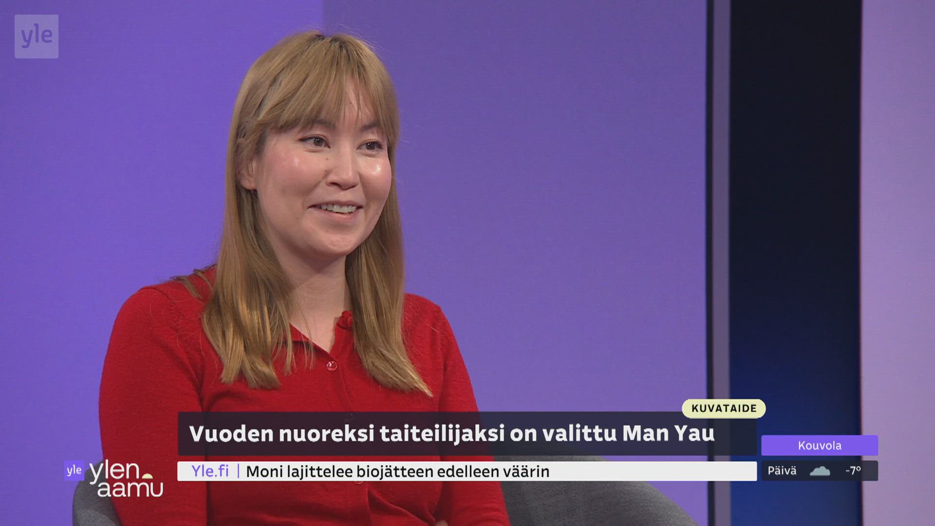 Vuoden nuori taiteilija Man Yau | Ylen aamu | Yle Areena