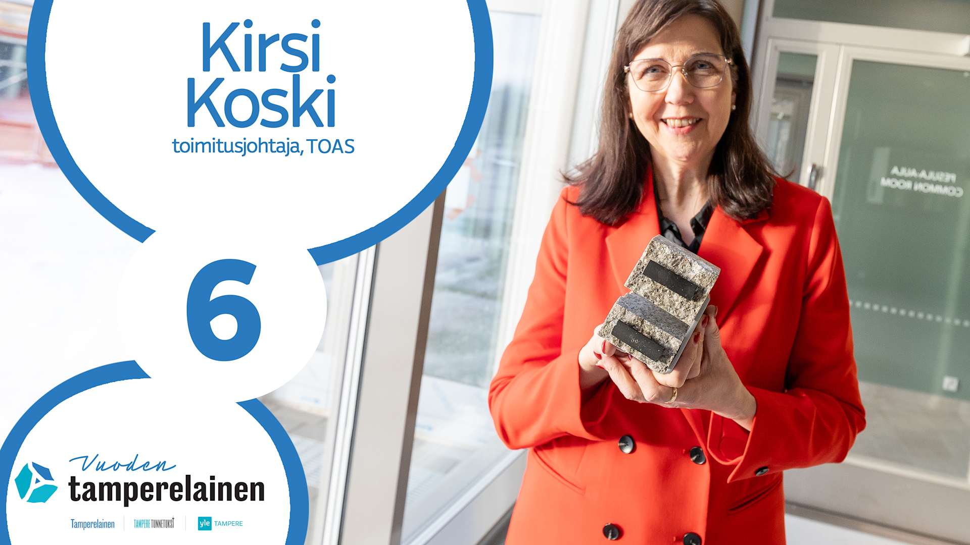 Vuoden tamperelainen 2025 – 6. Kirsi Koski, TOAS | Yle Pirkanmaan ...