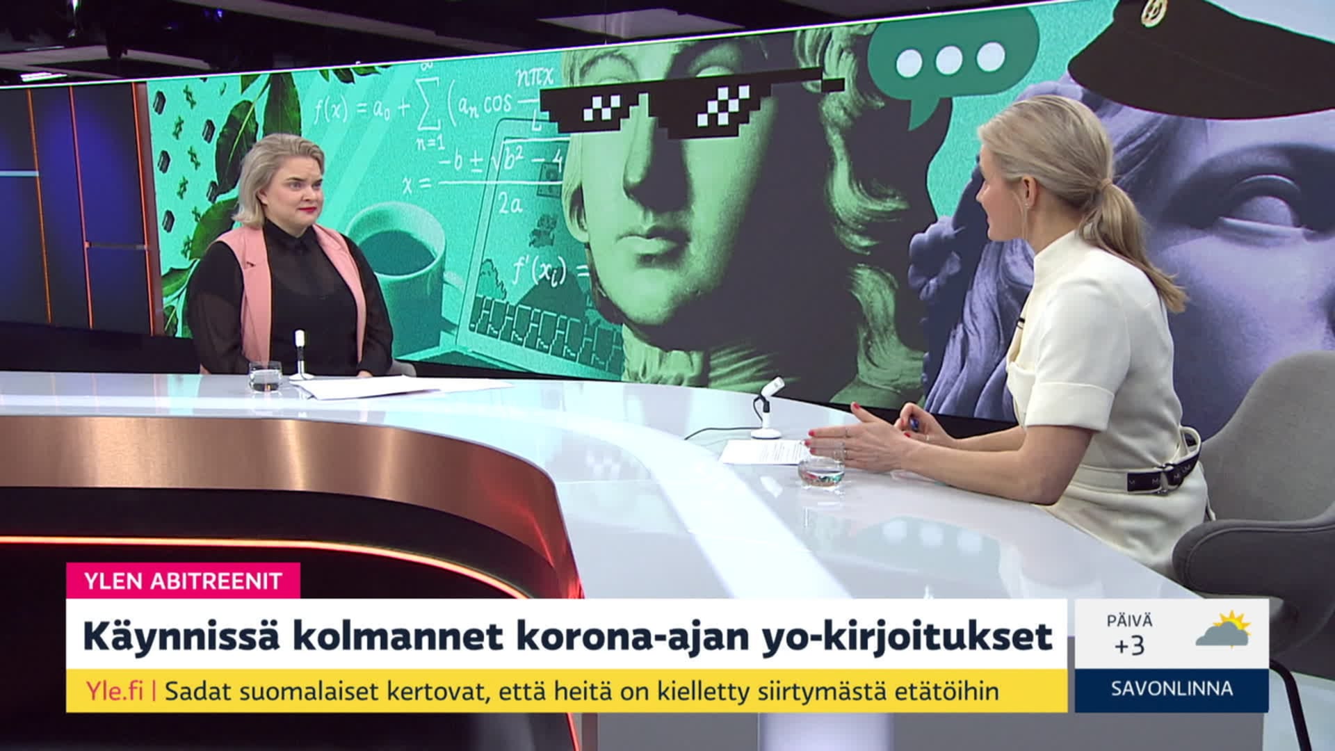 Yo-kirjoitukset alkavat - Ylen Abitreenit mukana | Ylen aamun klipit 2020-2021 | Yle Areena