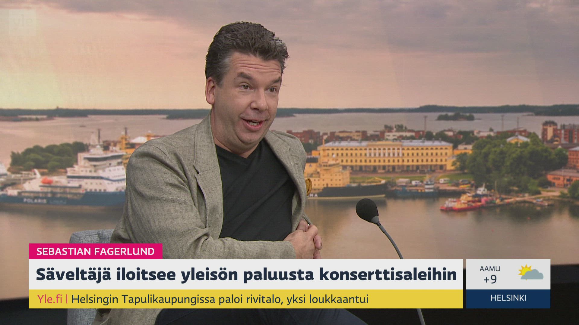 Sebastian Fagerlund iloitsee paluusta konserttisaleihin | Ylen aamun ...