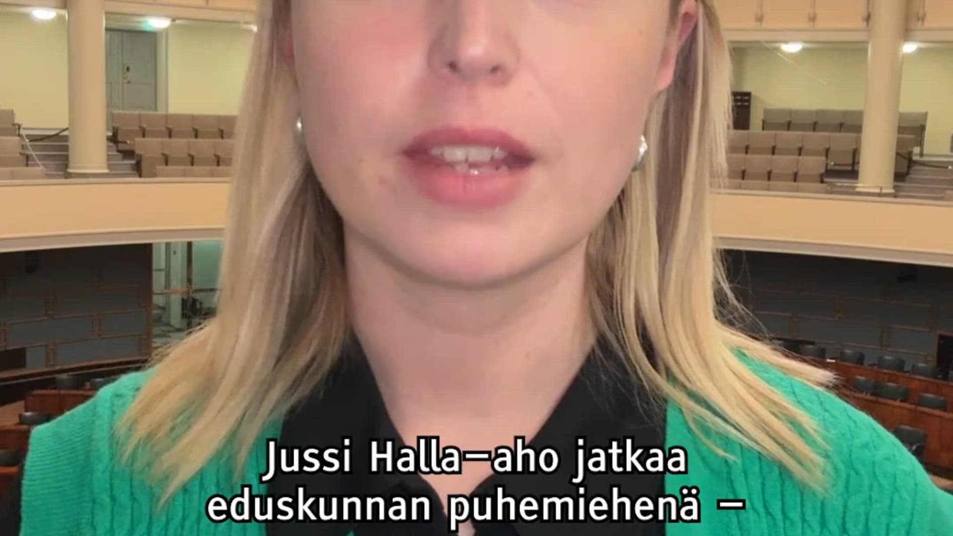 Jussi Halla-aho jatkaa eduskunnan puhemiehenä | Yle Kioski eduskunnassa | Yle Areena