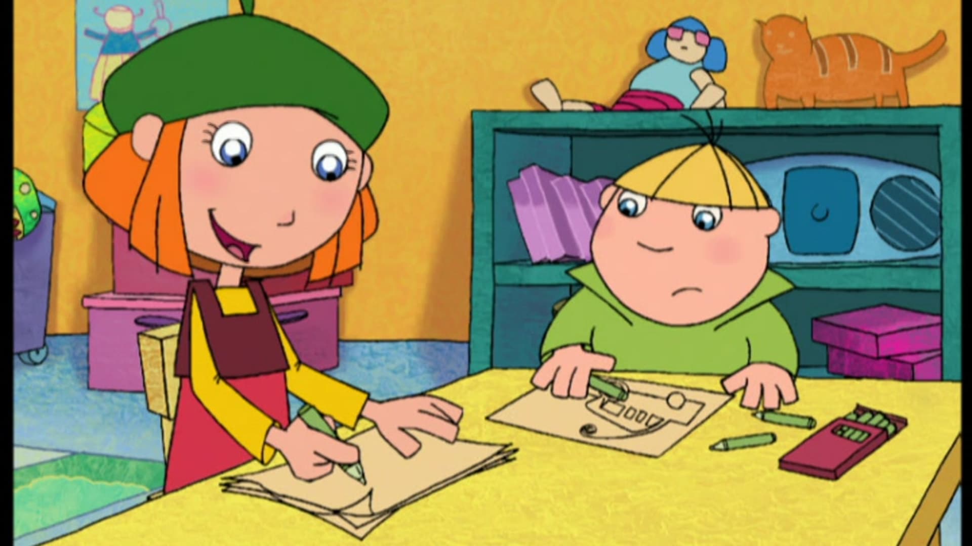 Lucy och Olle pysslar | Lata Lucy | Yle Arenan