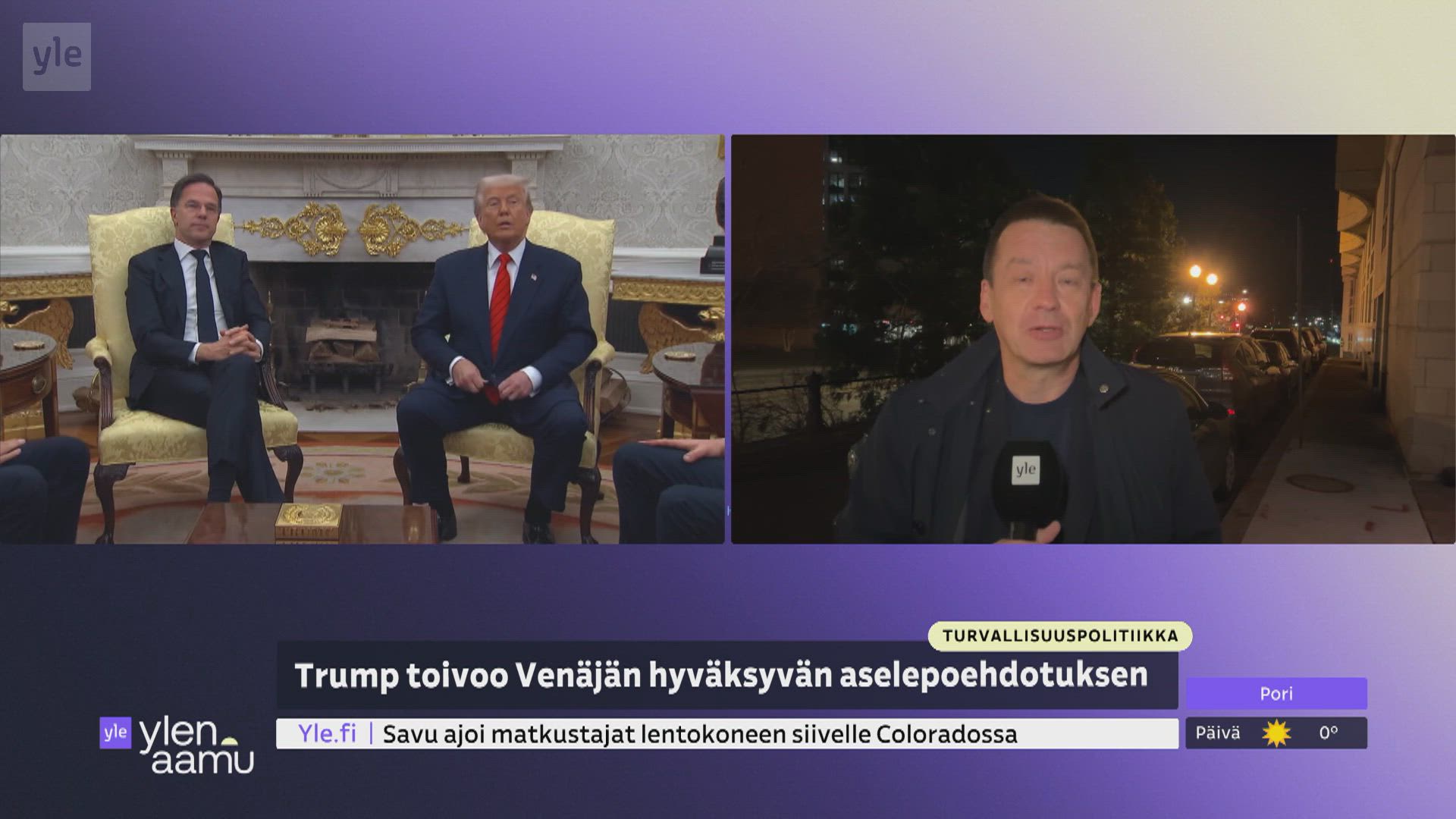 Naton pääsihteeri kävi vierailulla Washingtonissa | Yles morgon | Yle Arenan