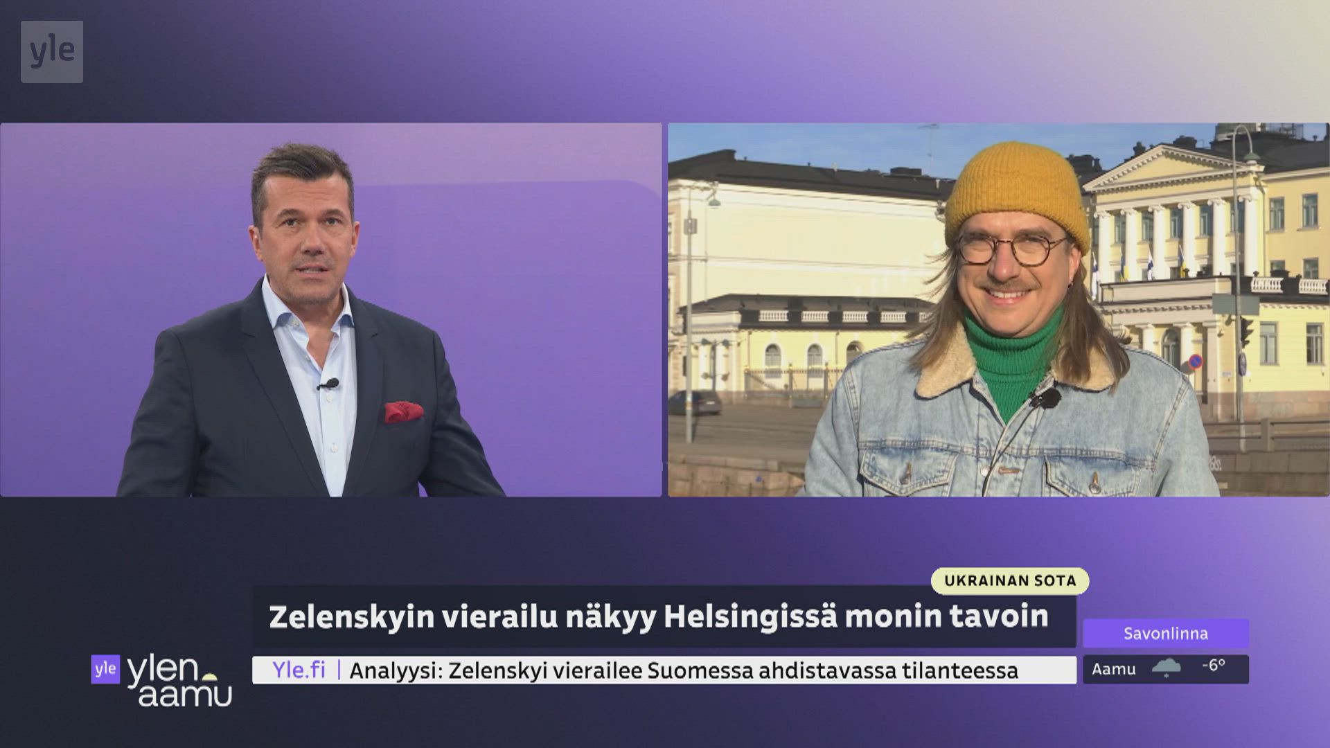 Ukrainan presidentti Suomessa – miten vierailu näkyy Helsingissä? | Ylen aamu | Yle Areena