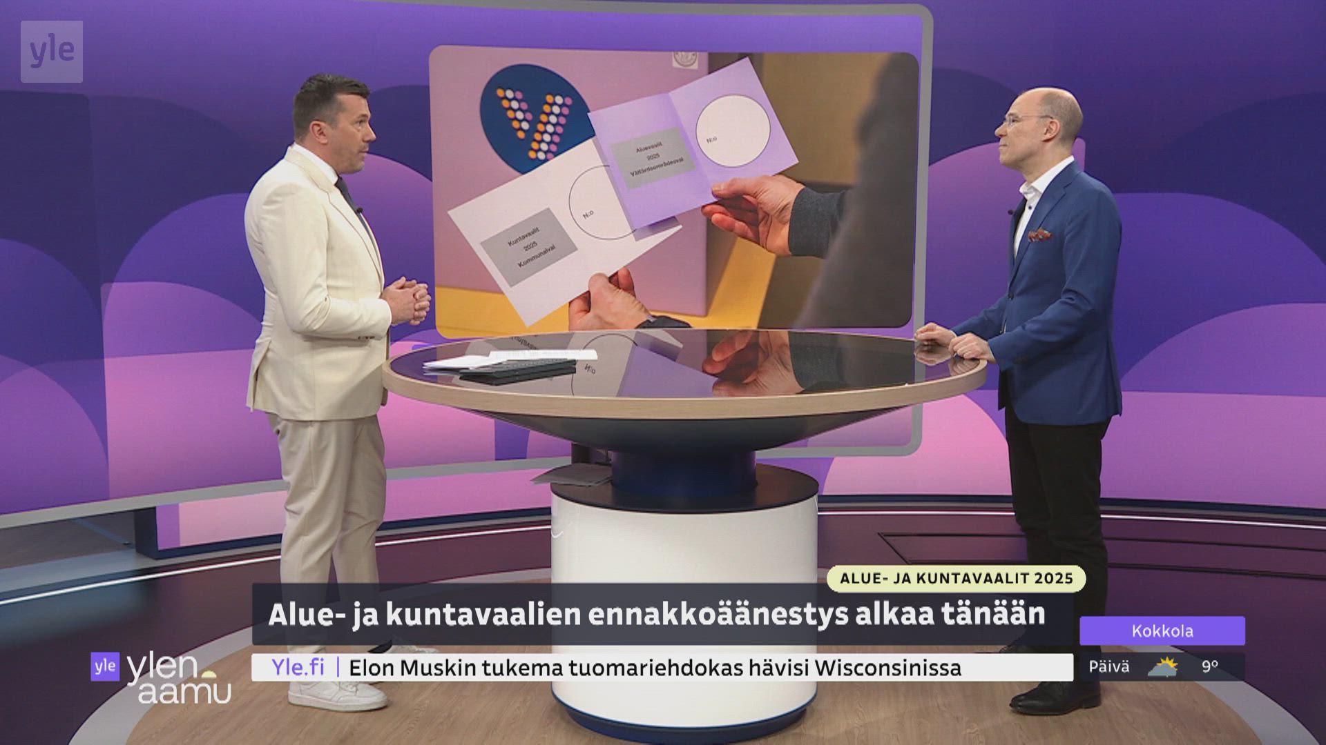 Ennakkoäänestys alkaa alue- ja kuntavaaleissa | Yles morgon | Yle Arenan