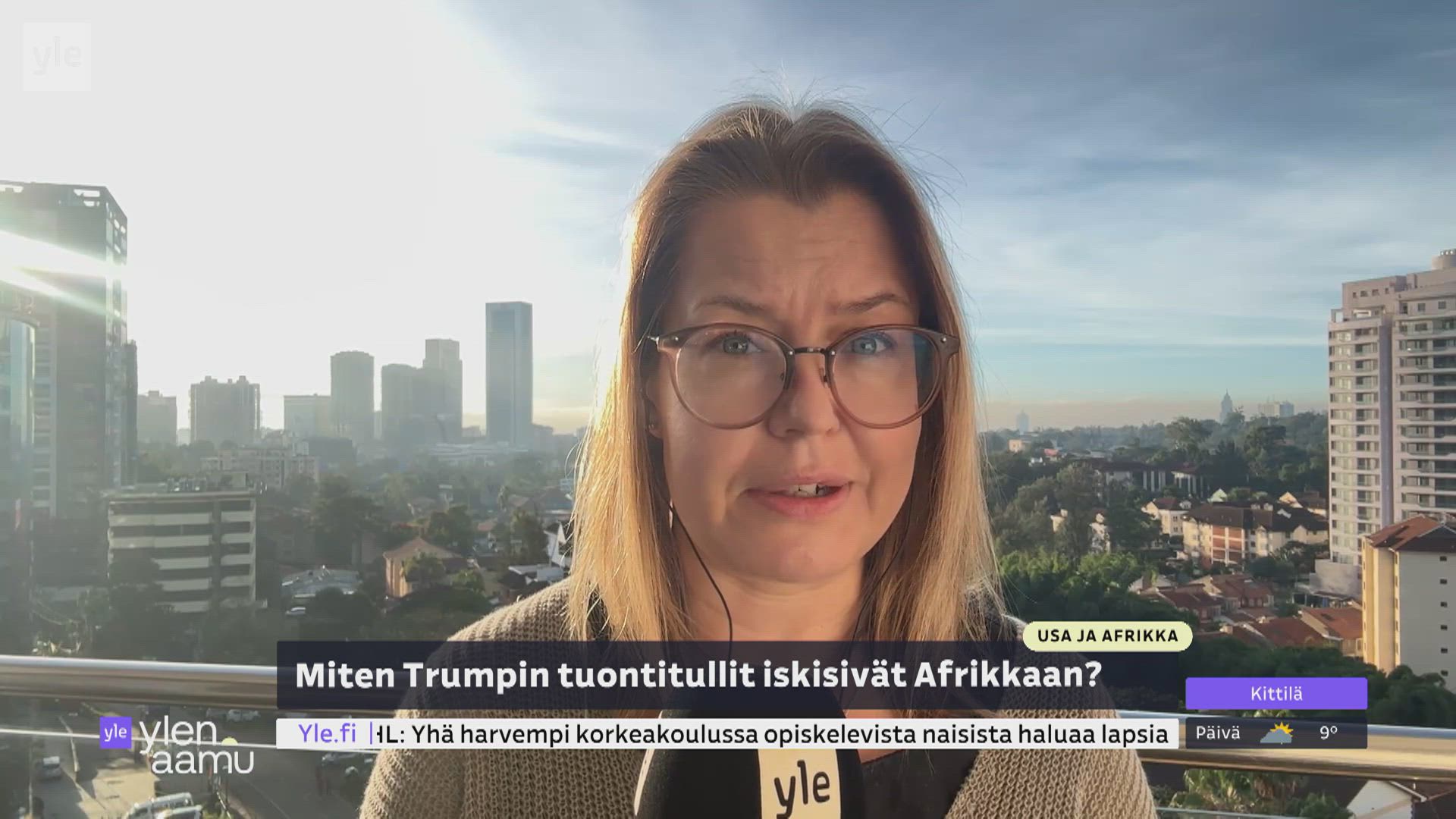Kauppasota huolettaa Afrikan maita | Ylen aamu | Yle Areena