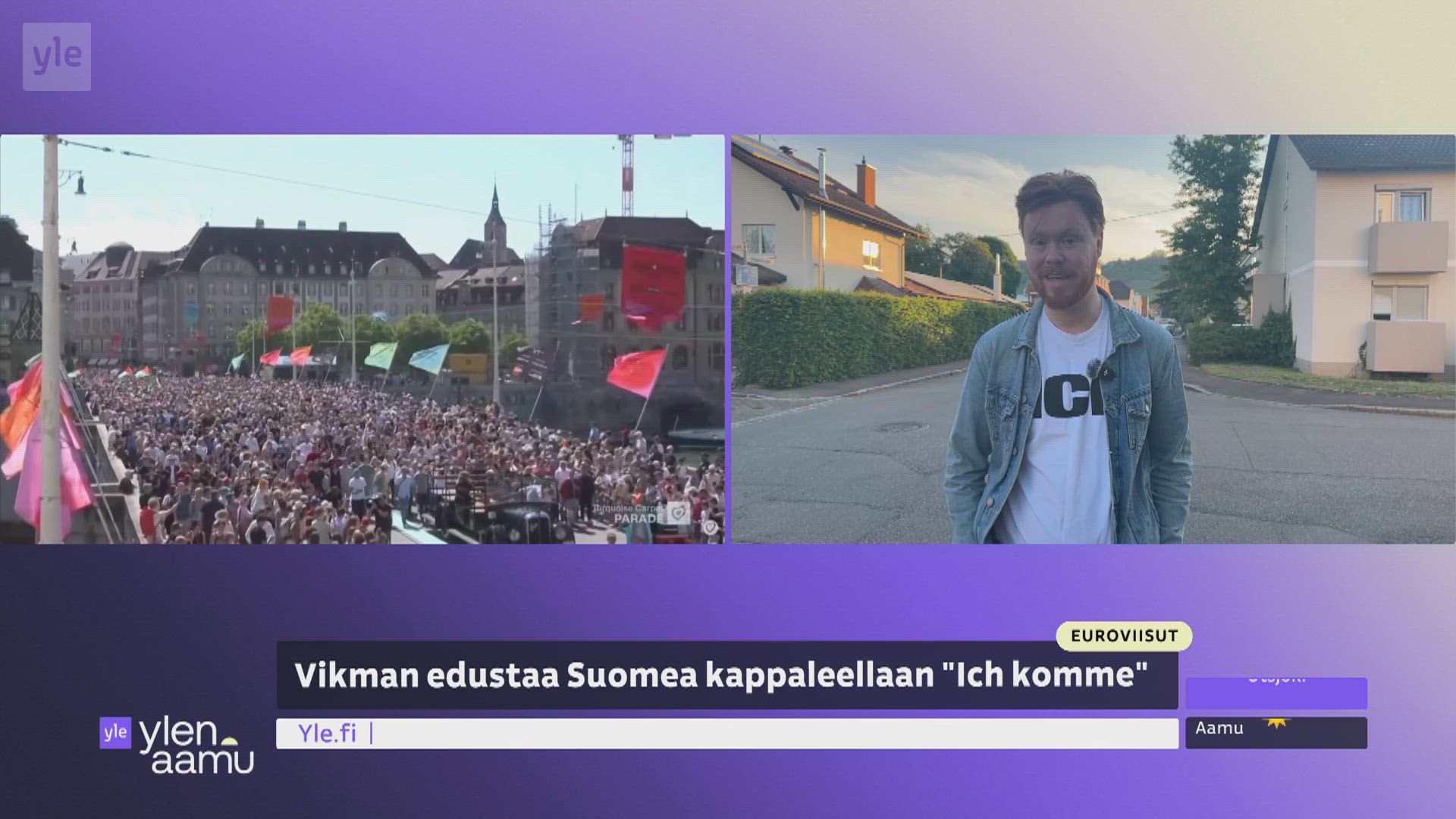 Erika Vikman nousee tänään viisulavalle | Yles morgon | Yle Arenan