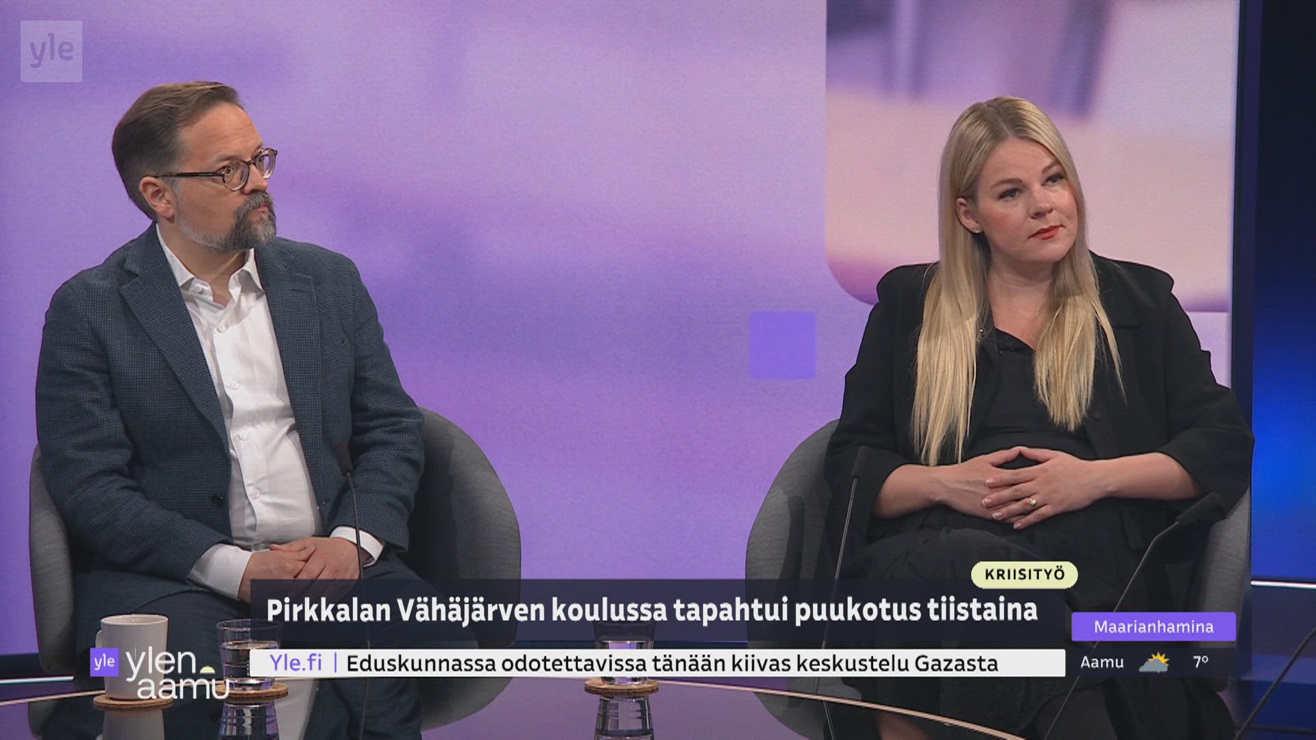 Kouluväkivaltatapausten jälkihoito | Yles morgon | Yle Arenan