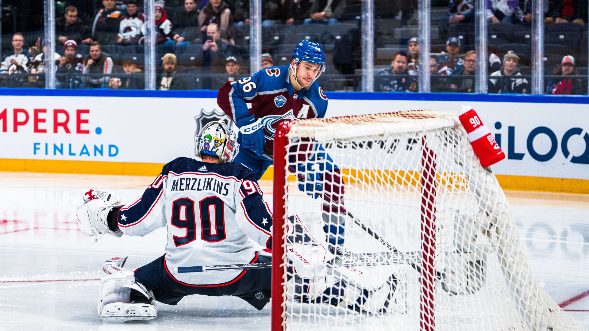 Mikko Rantanen! Colorado jo 3–0-johtoon Columbusta vastaan | Jääkiekon ...