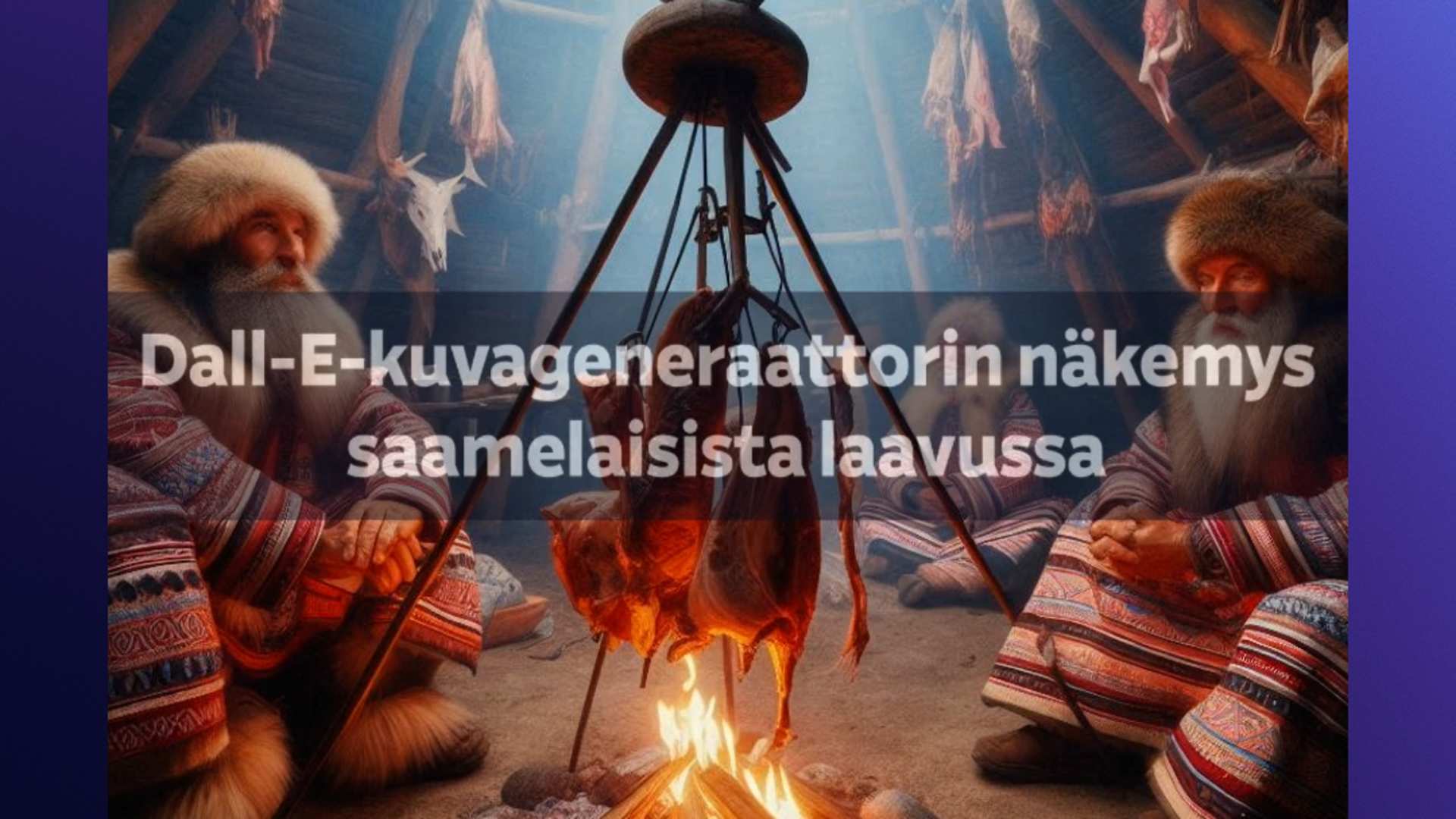 Tällainen on tekoälyn kuva saamelaisista | Yle Säämi videoh - Yle Sámi ...