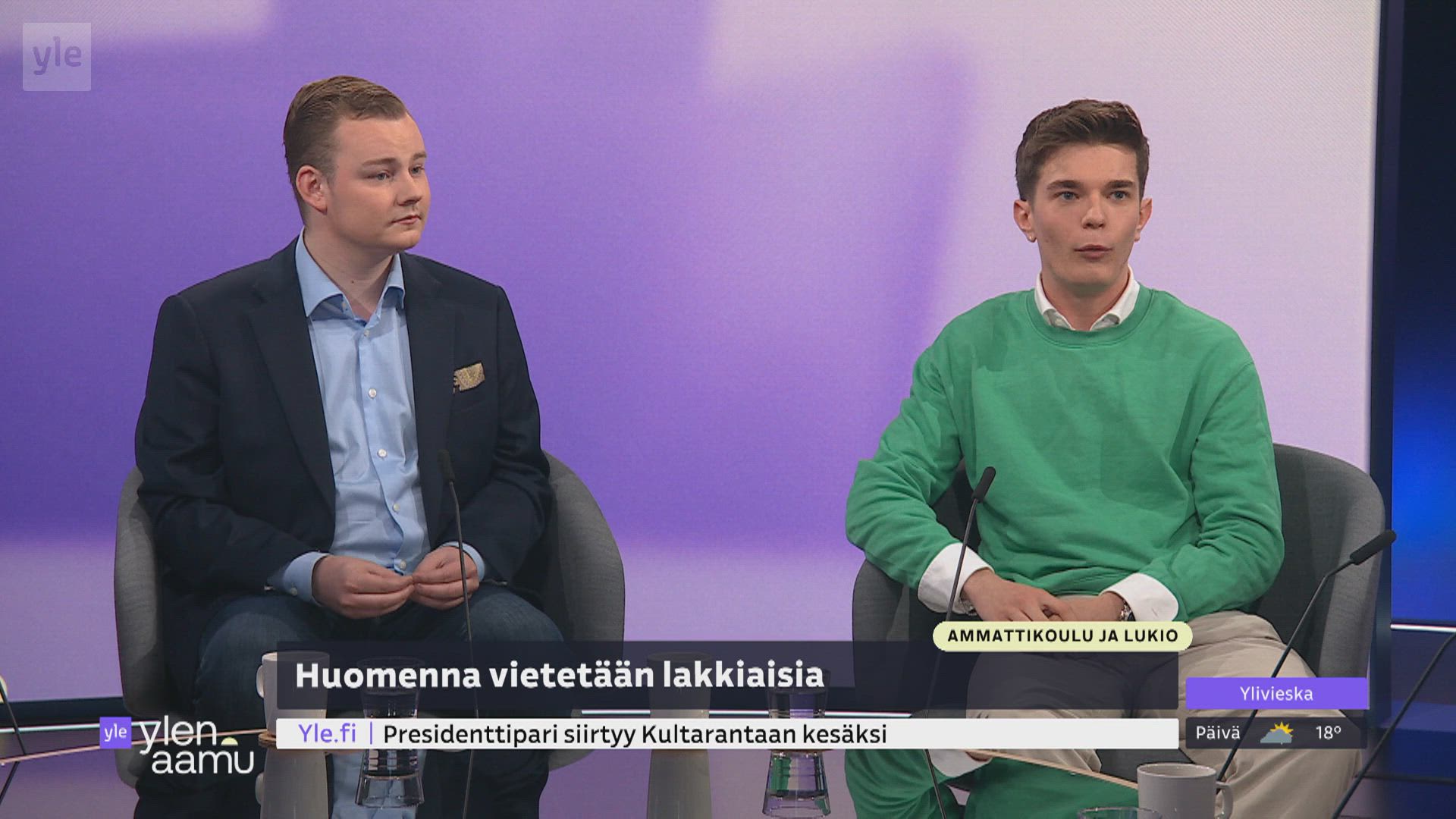 Lukion ja ammattikoulun eväät tulevaisuuteen | Yles morgon | Yle Arenan