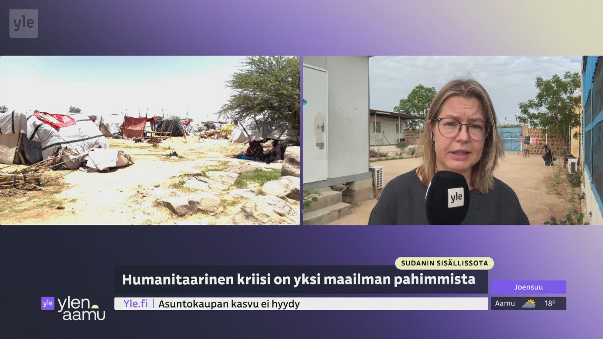 Sudanin sisällissota aiheuttaa kärsimystä | Ylen aamu | Yle Areena