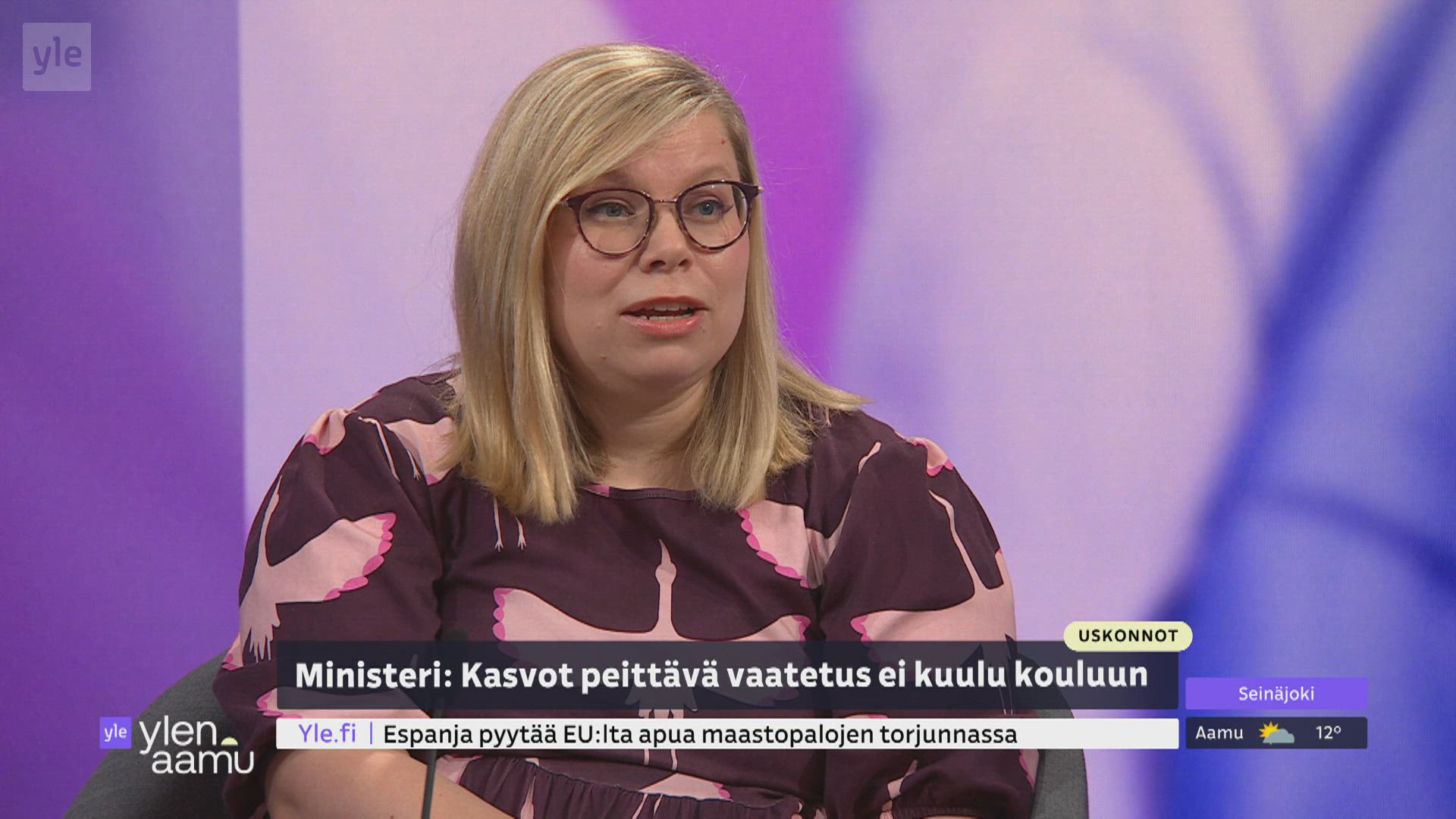 Sopiiko kasvot peittävä vaatetus kouluihin? | Yles morgon | Yle Arenan