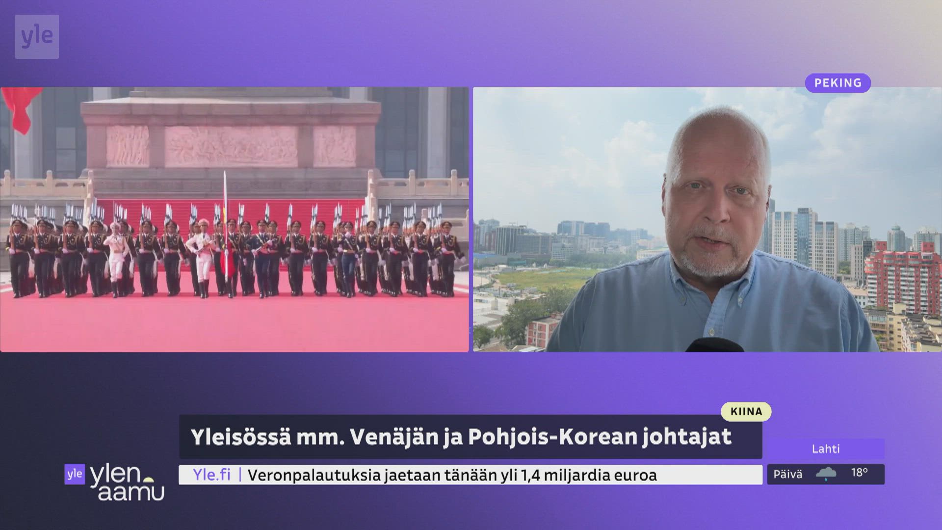 Kiina mahtailee sotilasparaatilla | Ylen aamu | Yle Areena