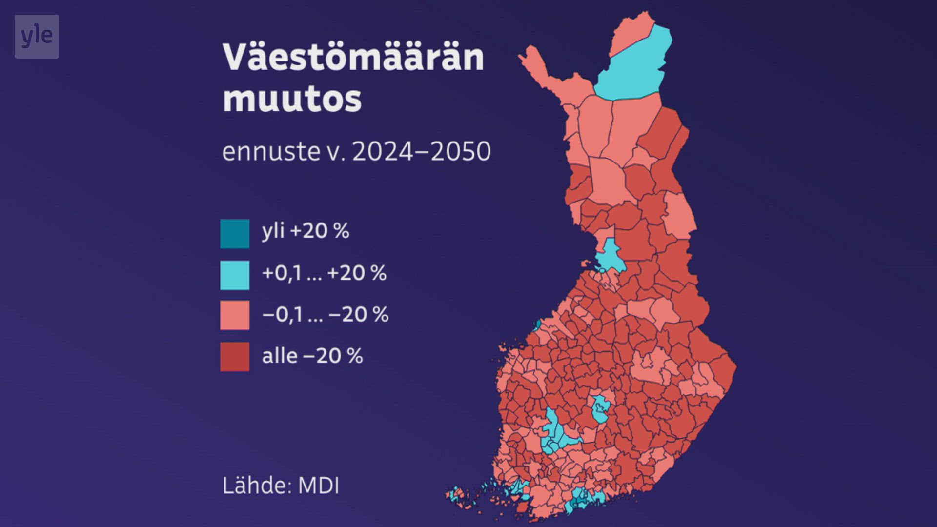 Millaista on lähivuosikymmenien väestönkehitys? | Yles morgon | Yle Arenan