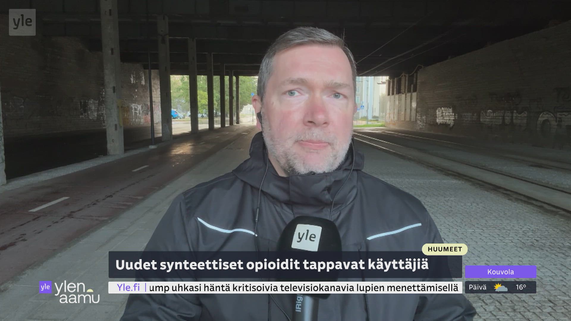 Alfa-pvp:tä kulkeutuu Suomesta Viroon | Ylen aamu | Yle Areena