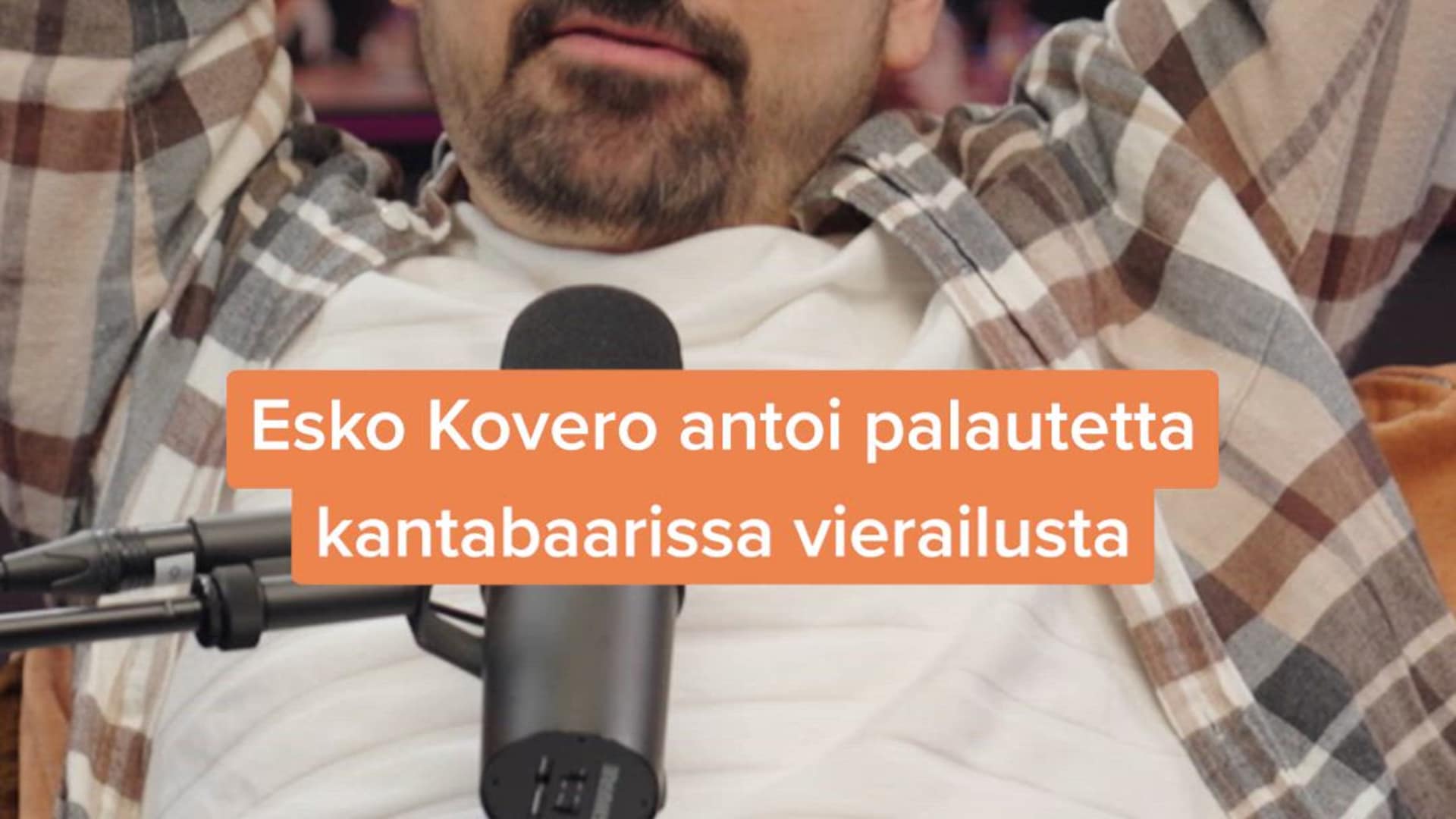 Esko Kovero antoi palautetta kantabaarissa vierailusta | Gogis stambar ...