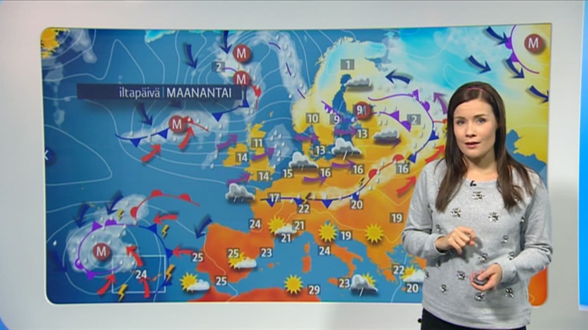 Finnish weather forecast Today : r/europe