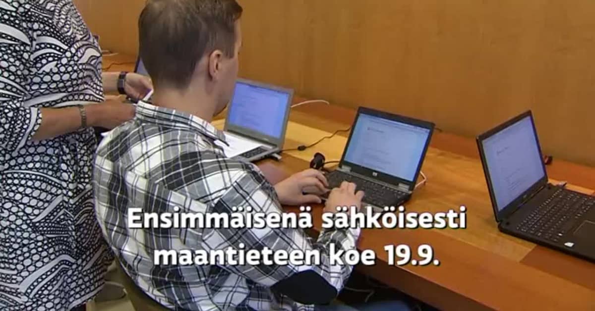 H-hetki lähestyy: Sähköinen ylioppilaskoe käytössä ensimmäistä kertaa | Yle