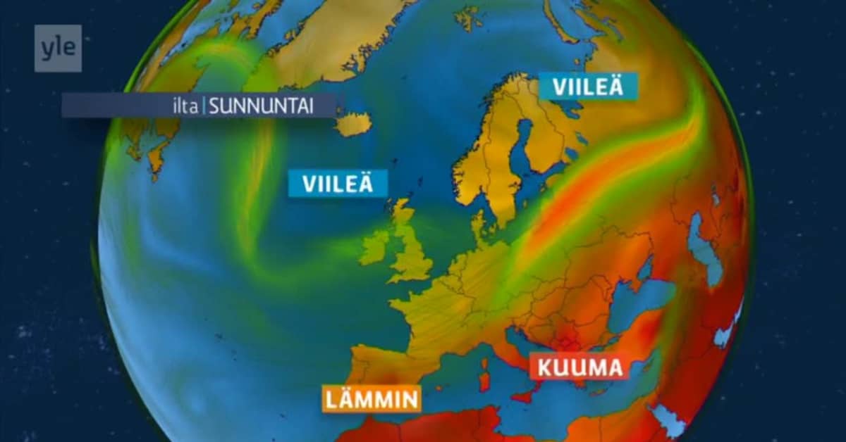 Helteet väistäneet tänä kesänä Suomen – syy suihkuvirtauksissa | Yle