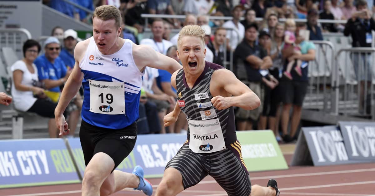 Eetu Rantala palasi Suomen nopeimmaksi mieheksi – tässä Kalevan kisojen ...
